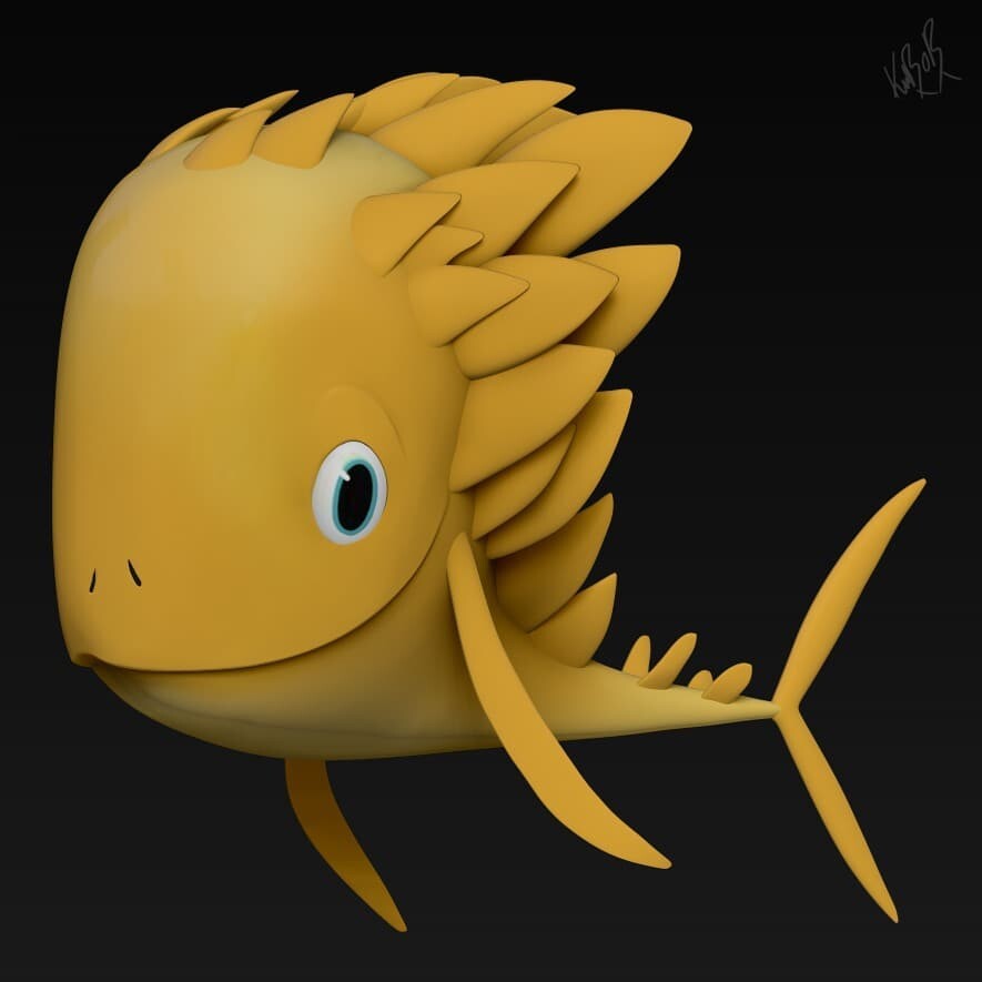 ArtStation - Fish thing