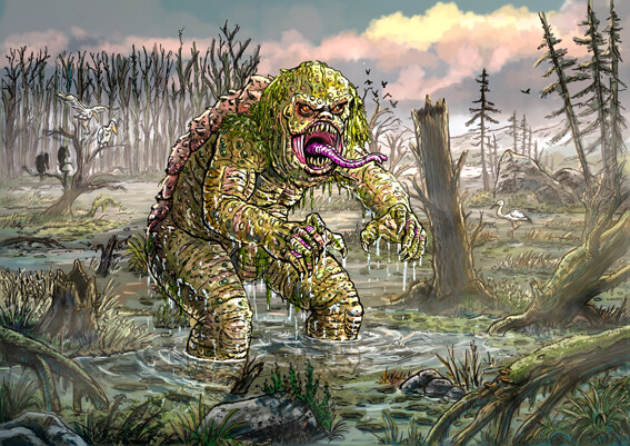 ArtStation - swamp monster