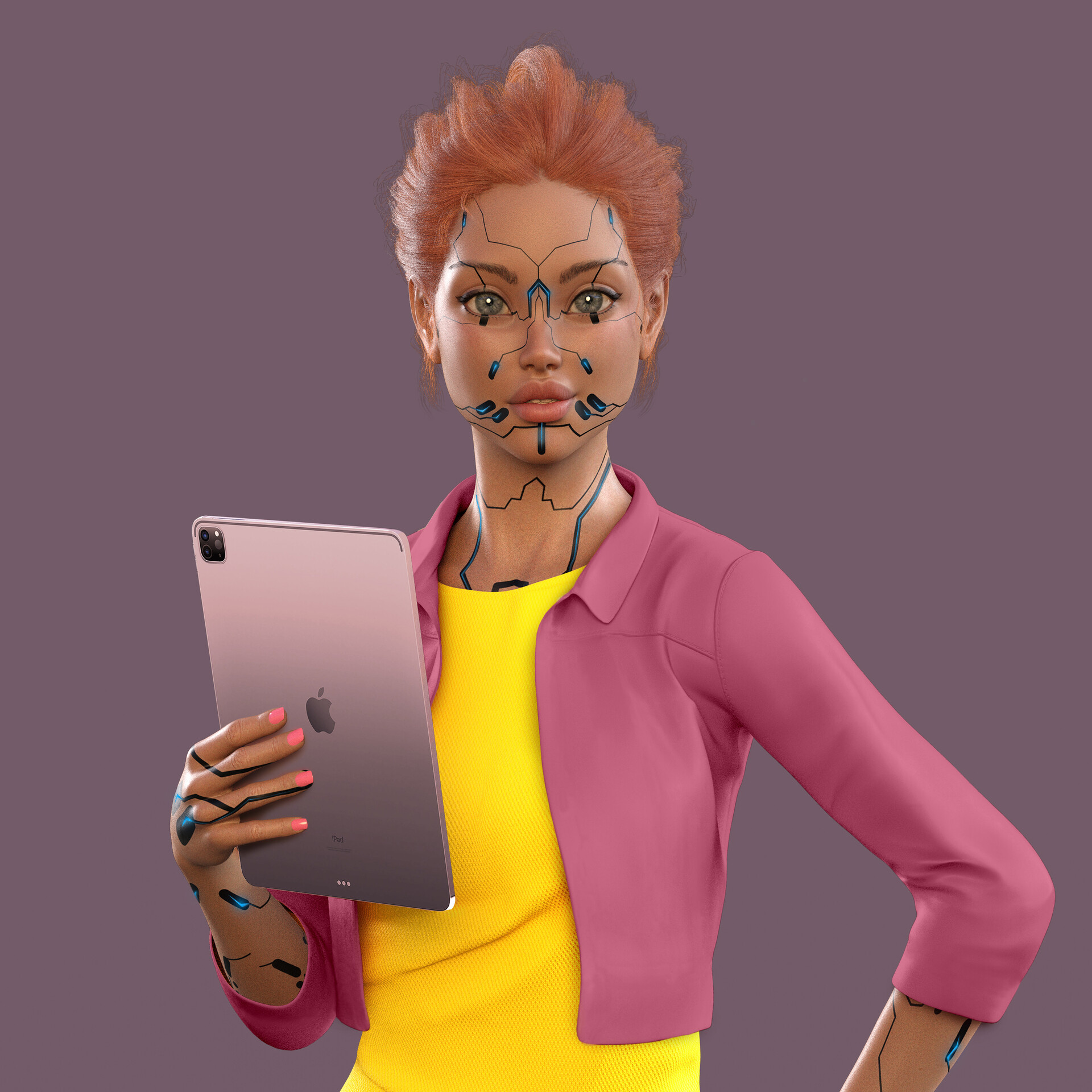 ArtStation - Character Design for a Chatbot