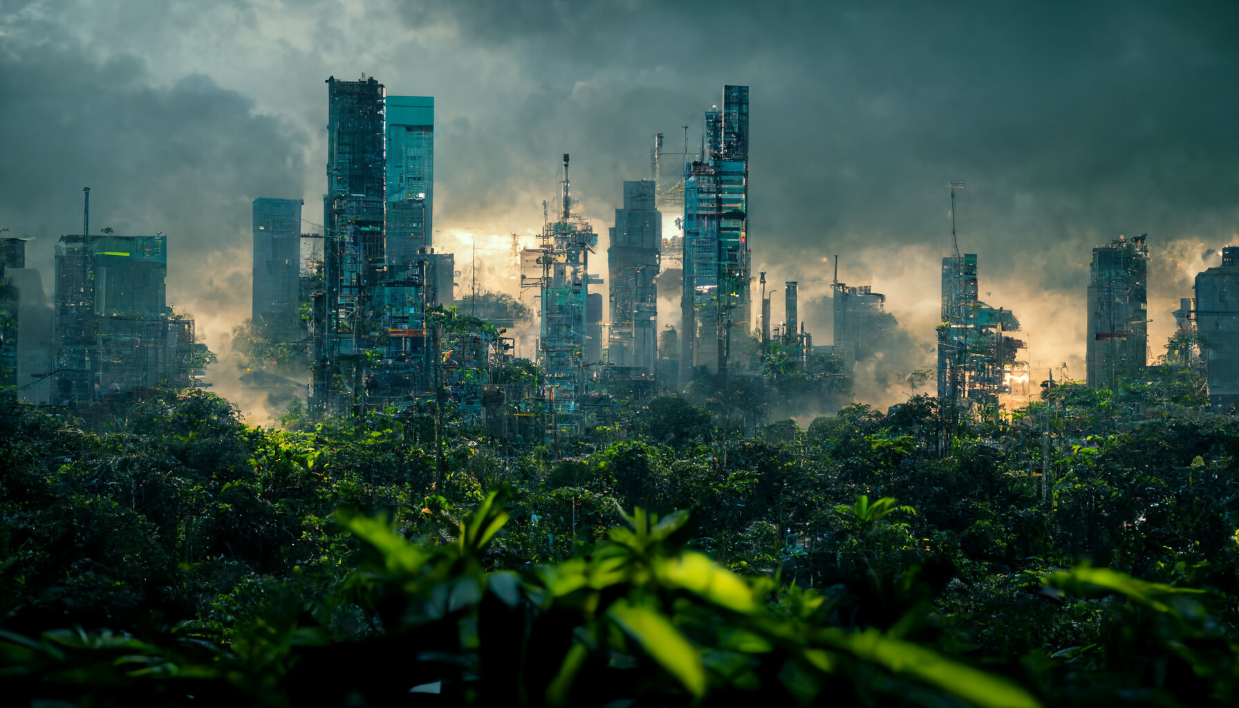 ArtStation - Biomech city of the future