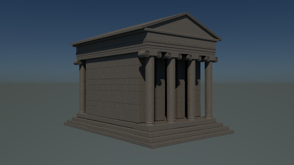 ArtStation - Temple Modeling