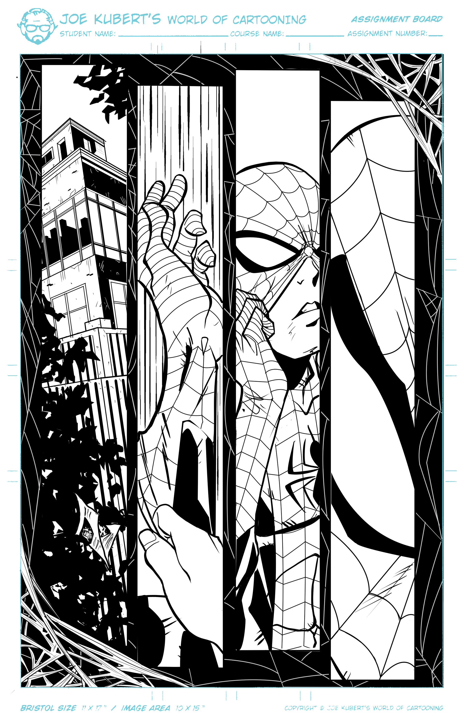 ArtStation - SpiderMan sample pages