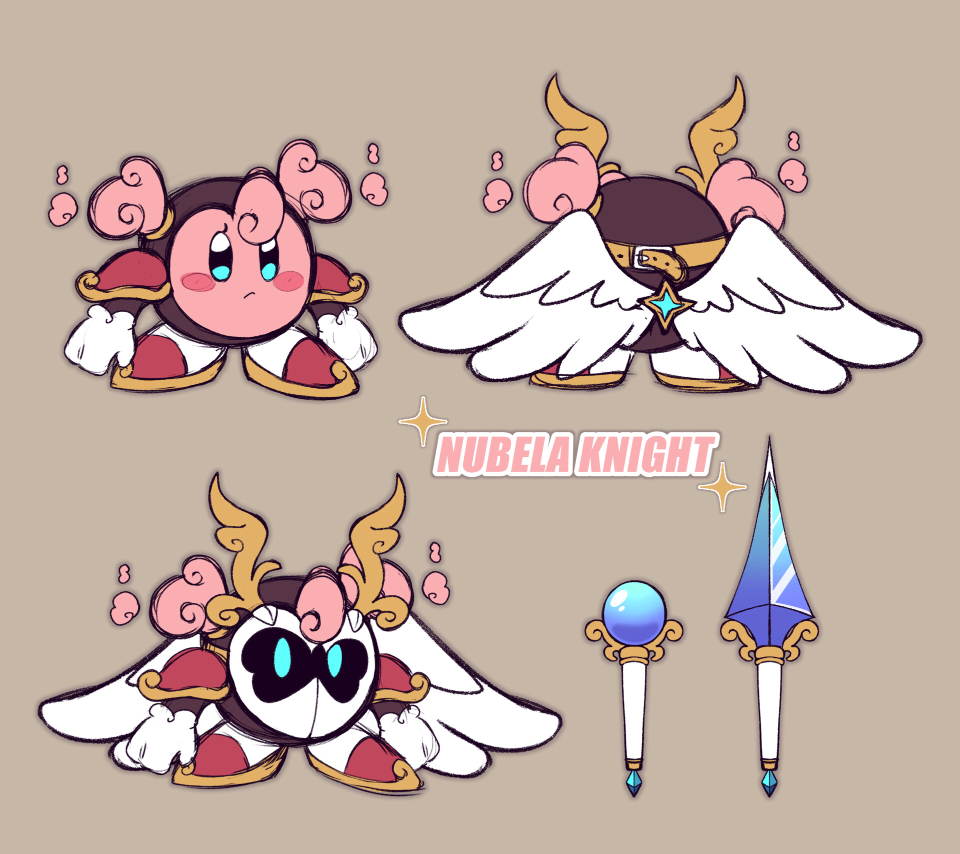 ArtStation - [FC] Nubela Knight - Kirby fan character