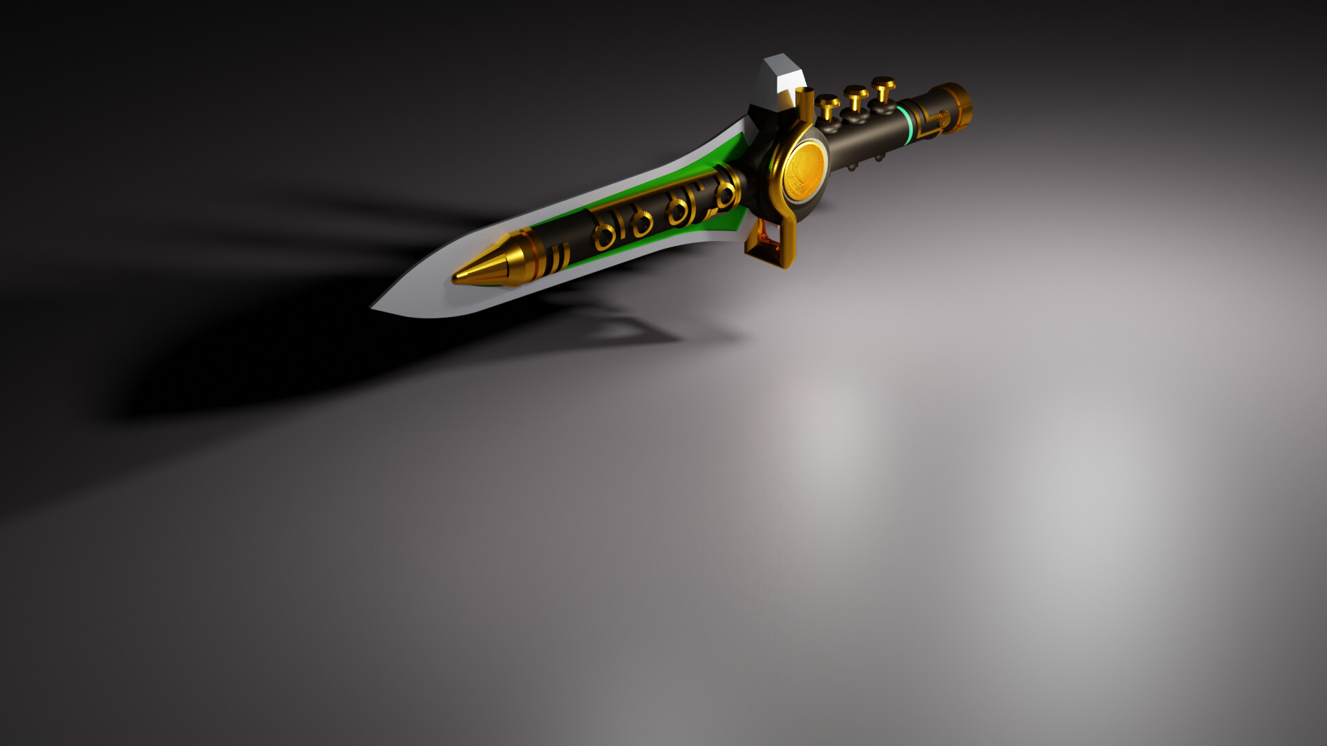 ArtStation - green dragon dagger