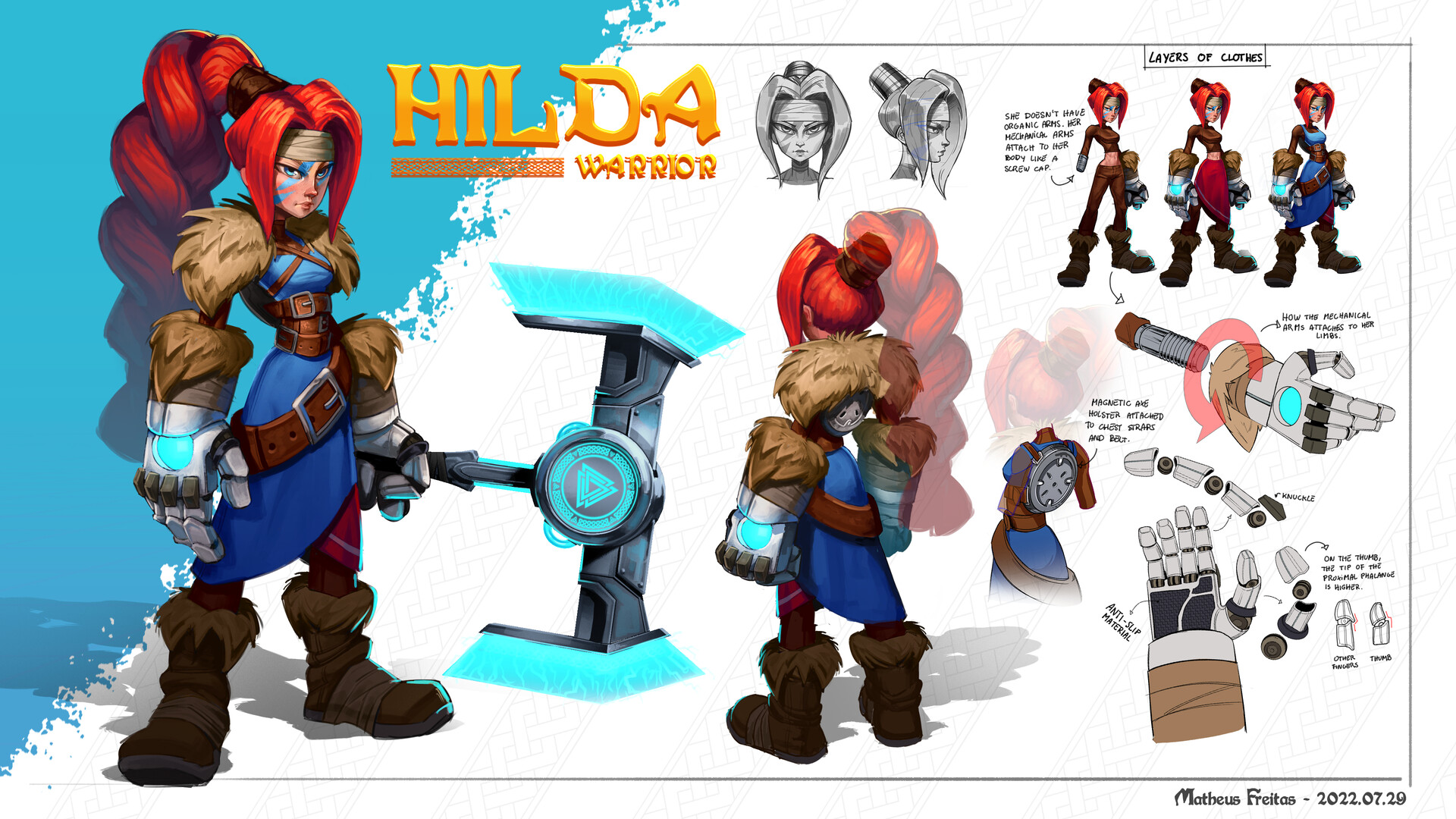 Matheus Freitas - Hilda - Character Concept