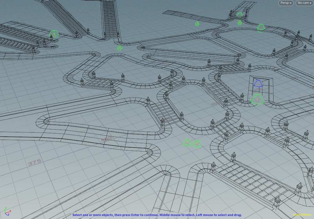 Nevapros. - Roads were aligned to a terrain. Houdini-Unity graphics ...