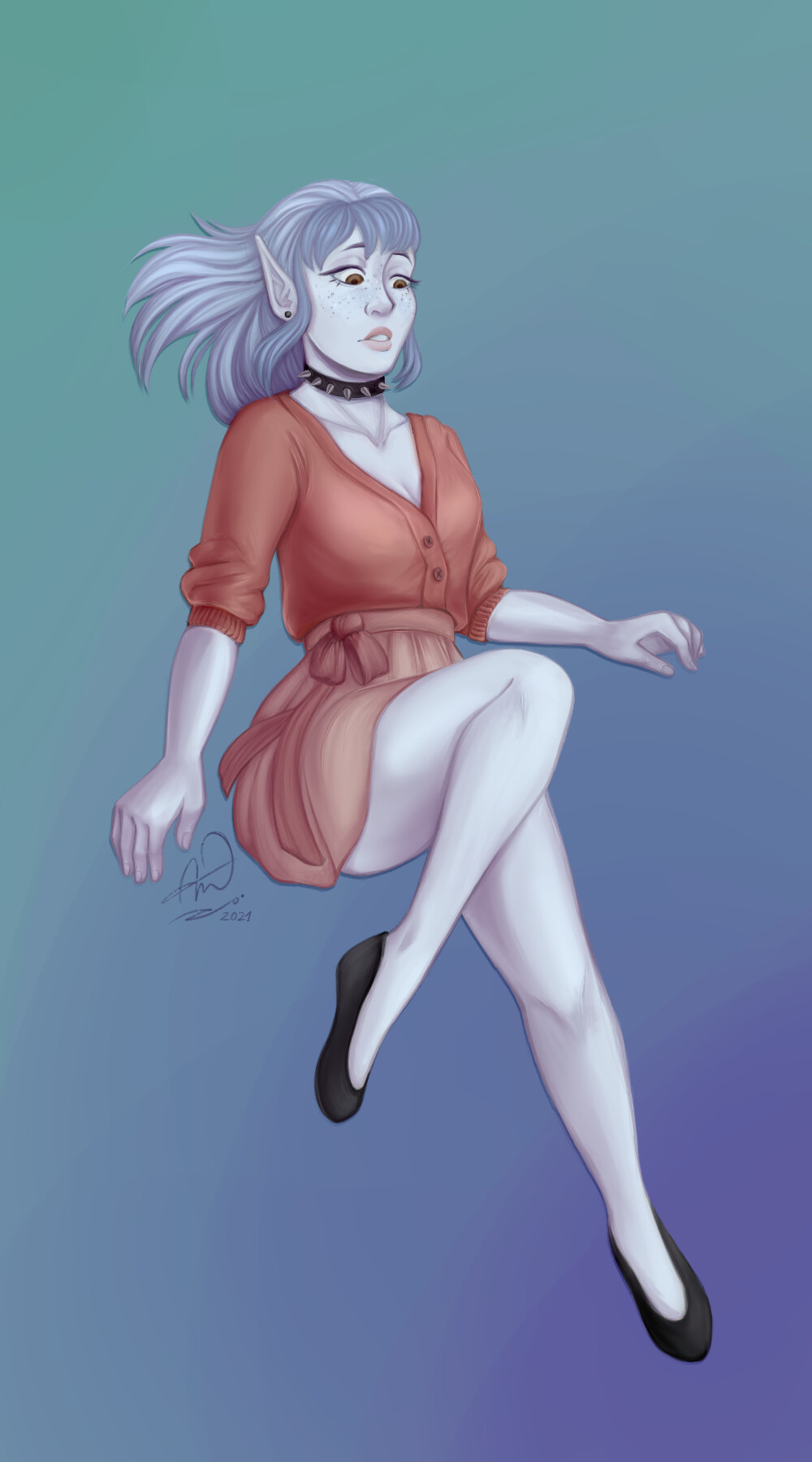 Lime Artsu - Character Illustration: Lea