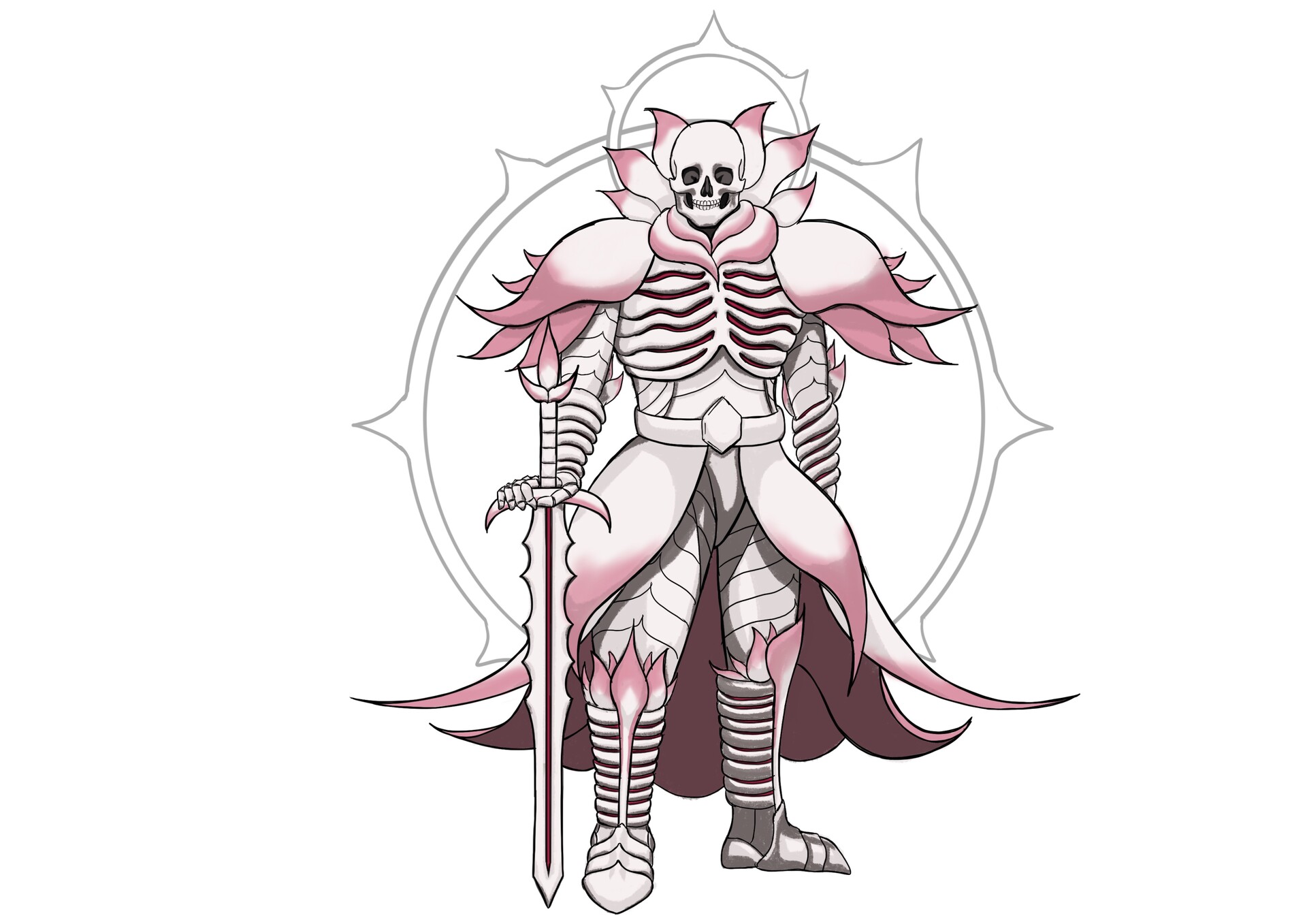 ArtStation - Flowery Skull Knight