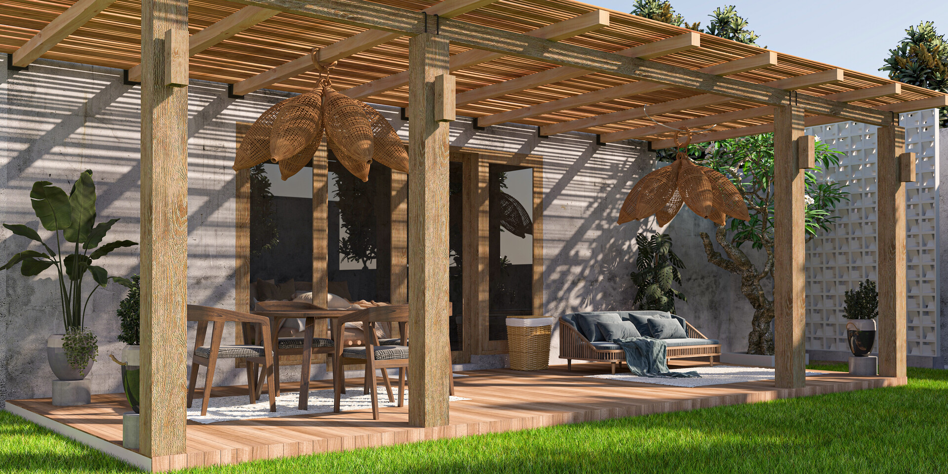 ArtStation - Back Yard Bali