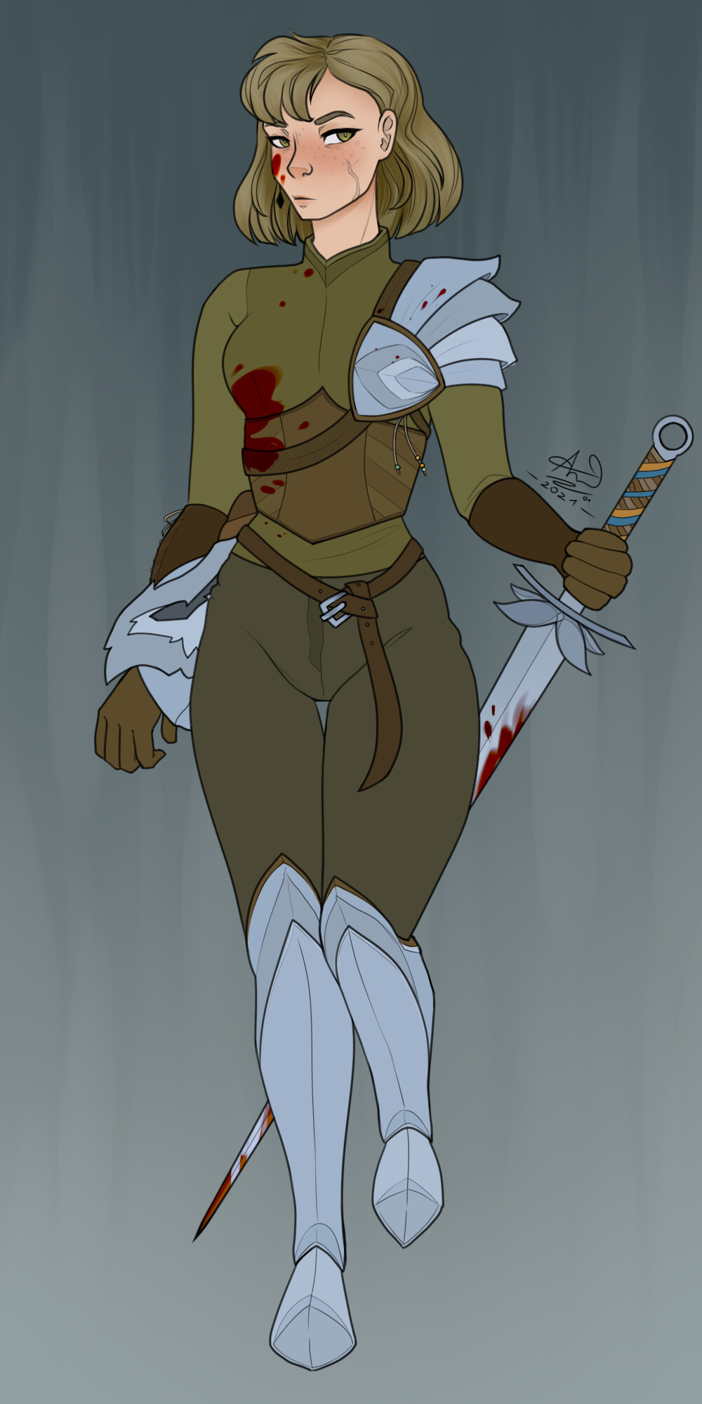 Lime Artsu - Character Illustration: Aelardis