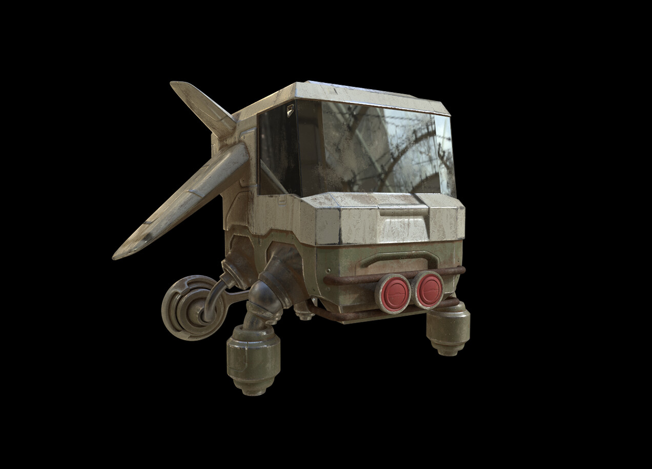 ArtStation - Mini Spaceship