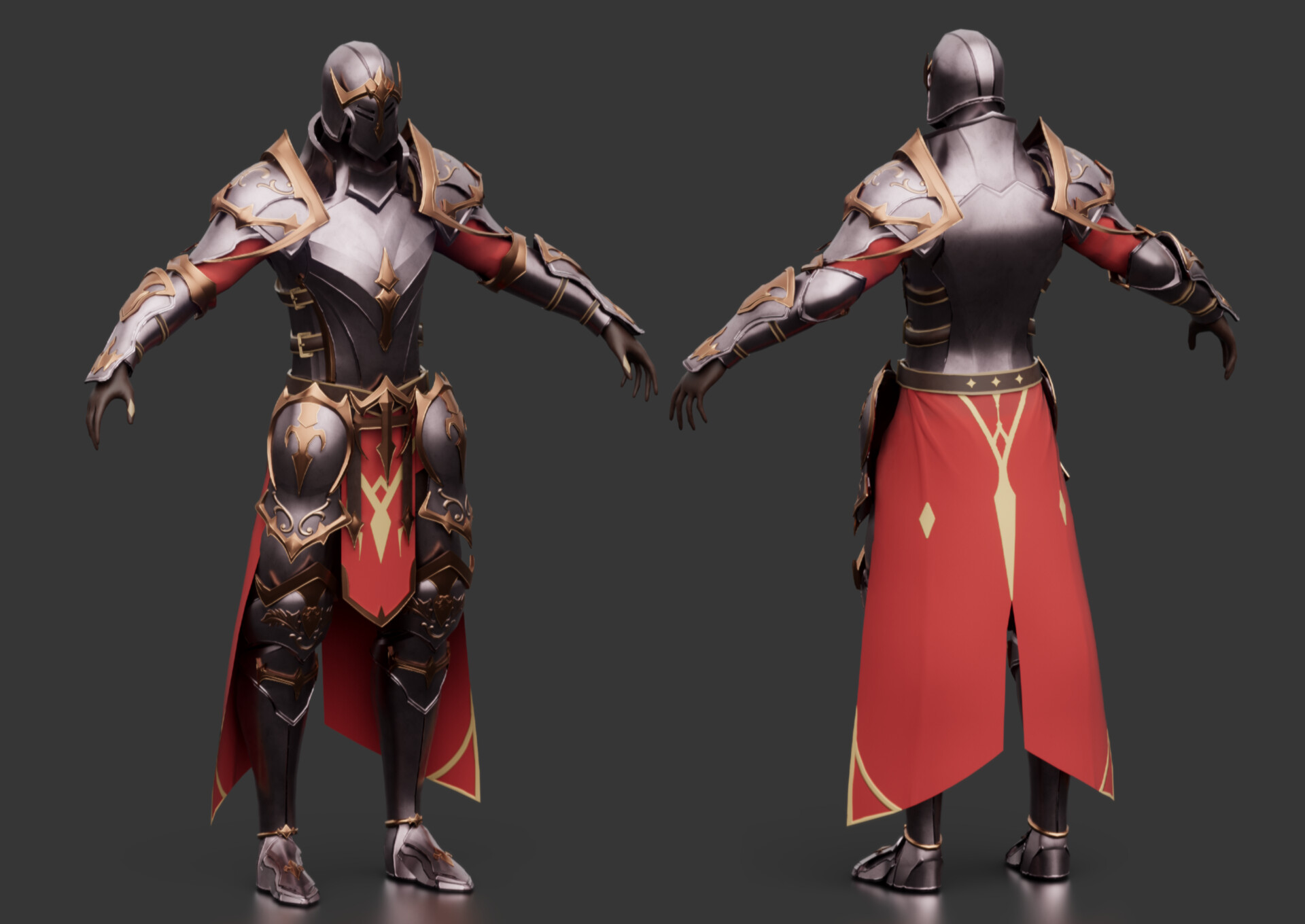 ArtStation - Knight 3D Model