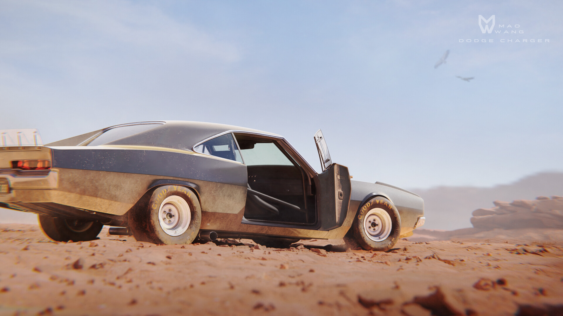 ArtStation - 1969 Dodge Charger CGI