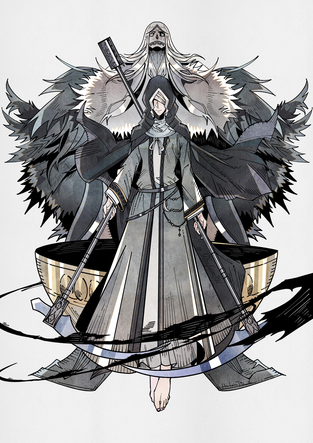 ArtStation - Sister Friede & Father Ariandel