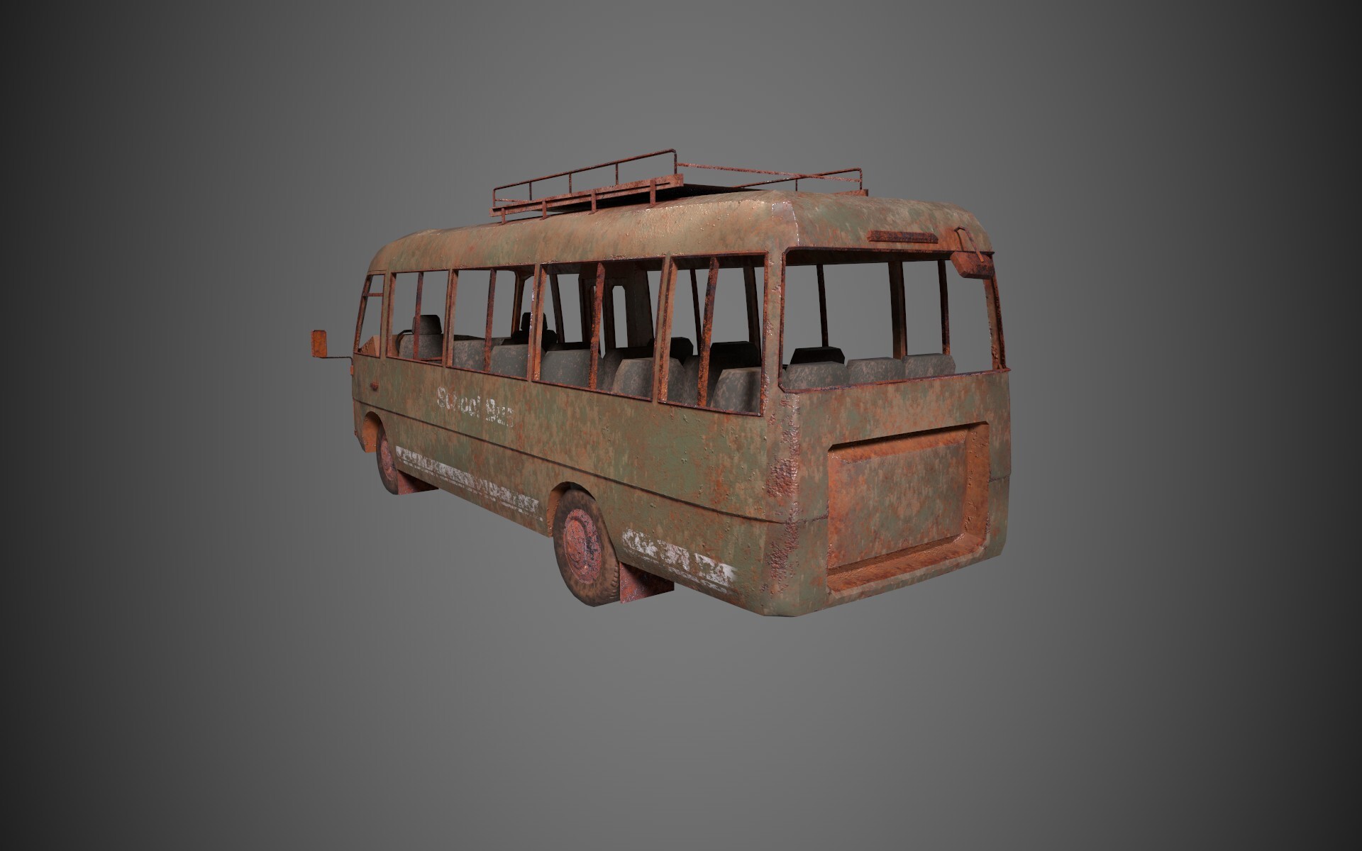 ArtStation - School Bus