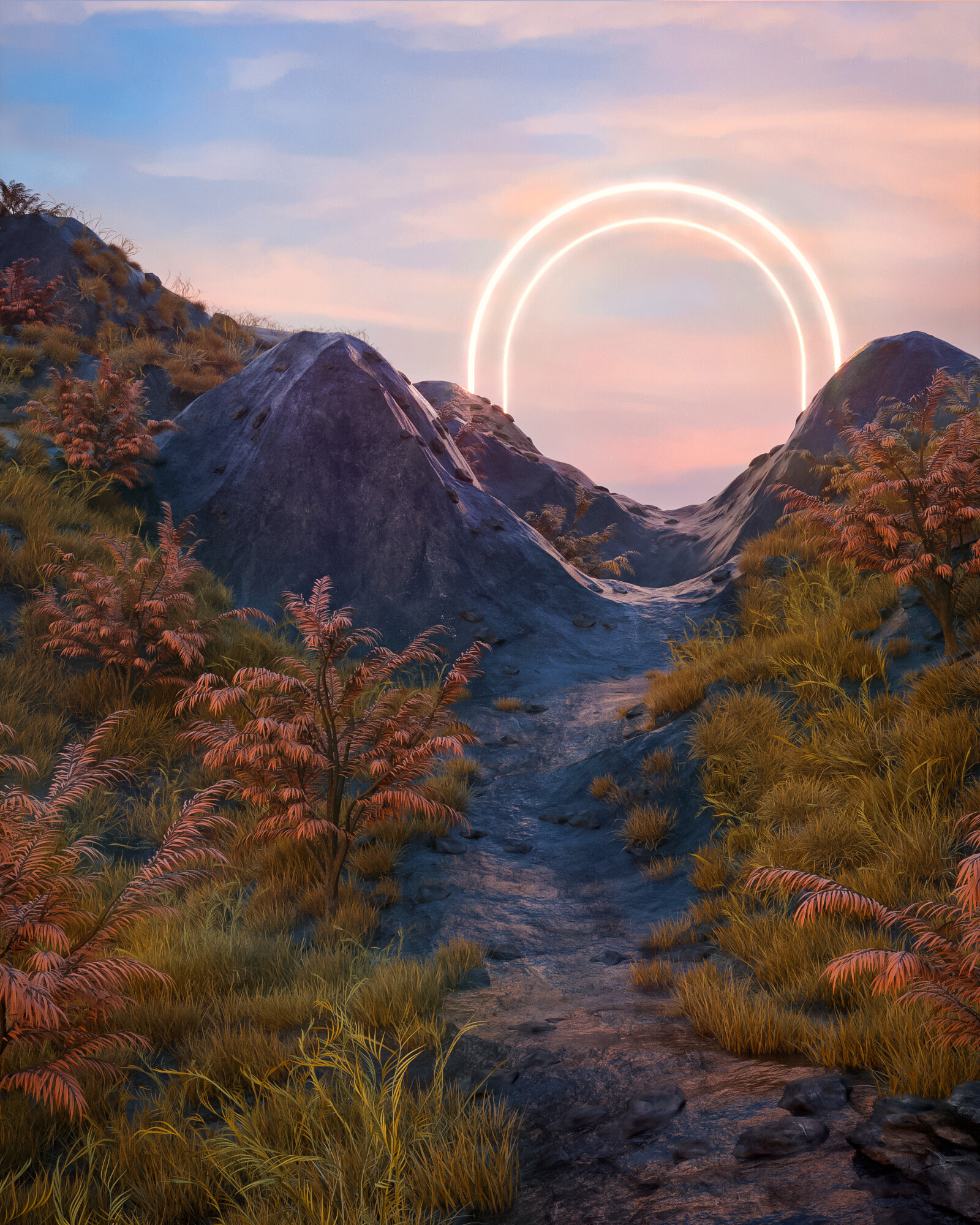 ArtStation - Fall Hill