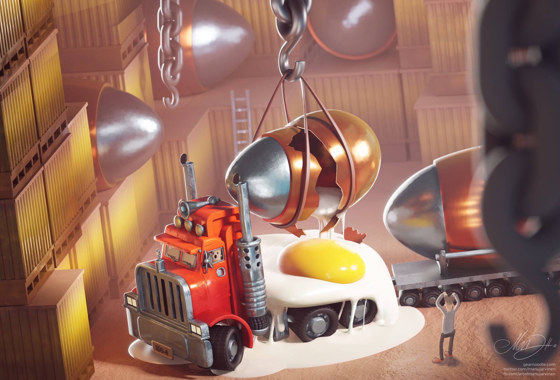 ArtStation - Chibi Truck