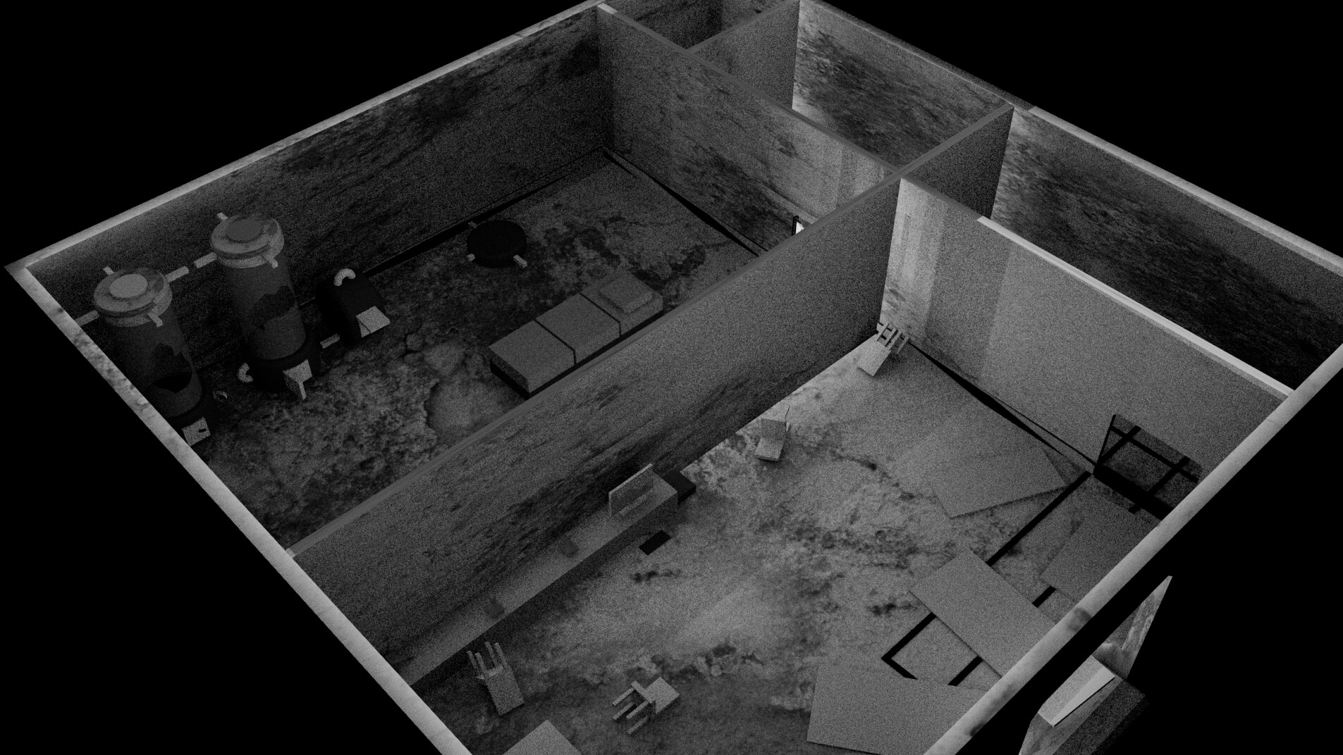 ArtStation - Abandoned SCI-FI Laboratory Render