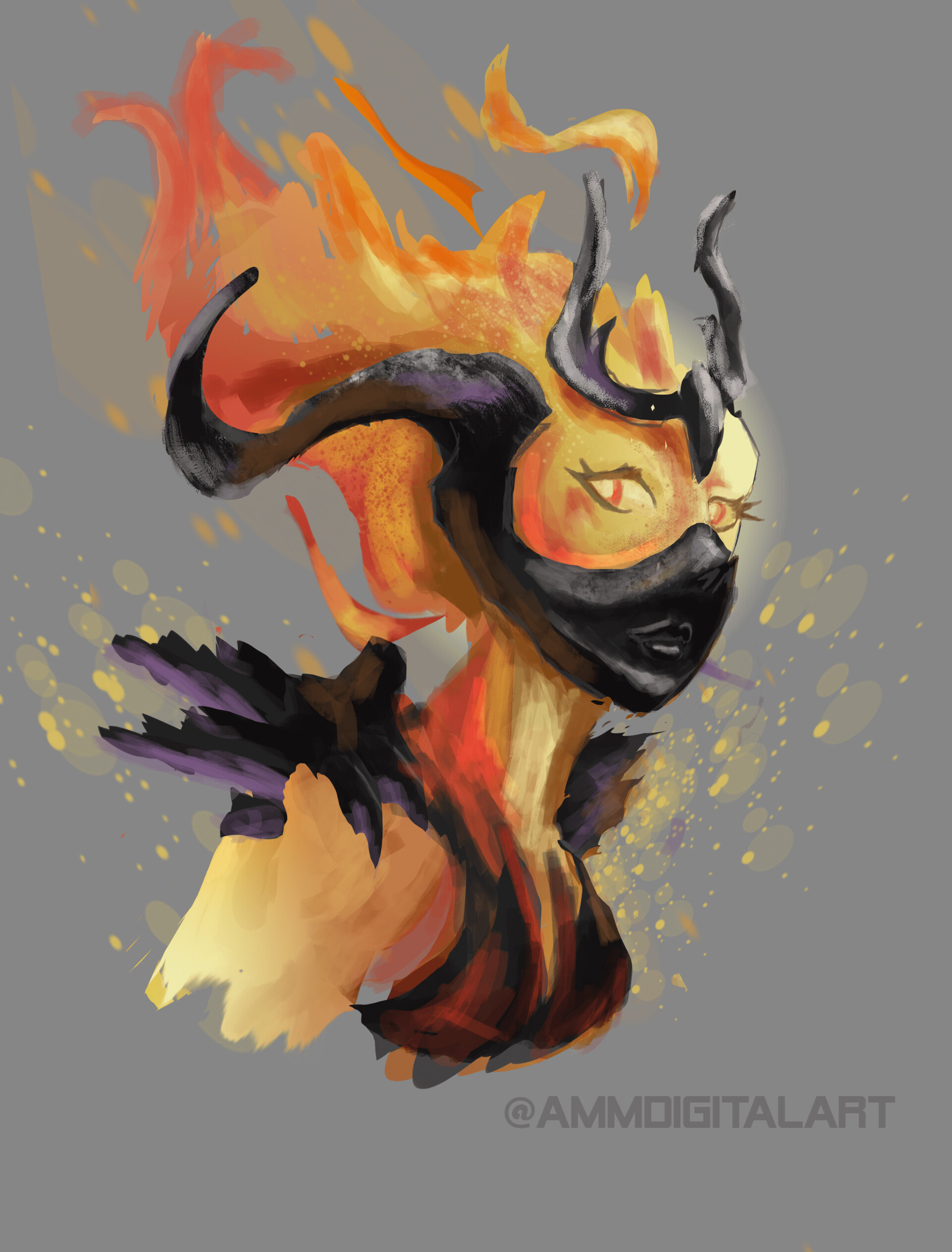 ArtStation - Flame atronach