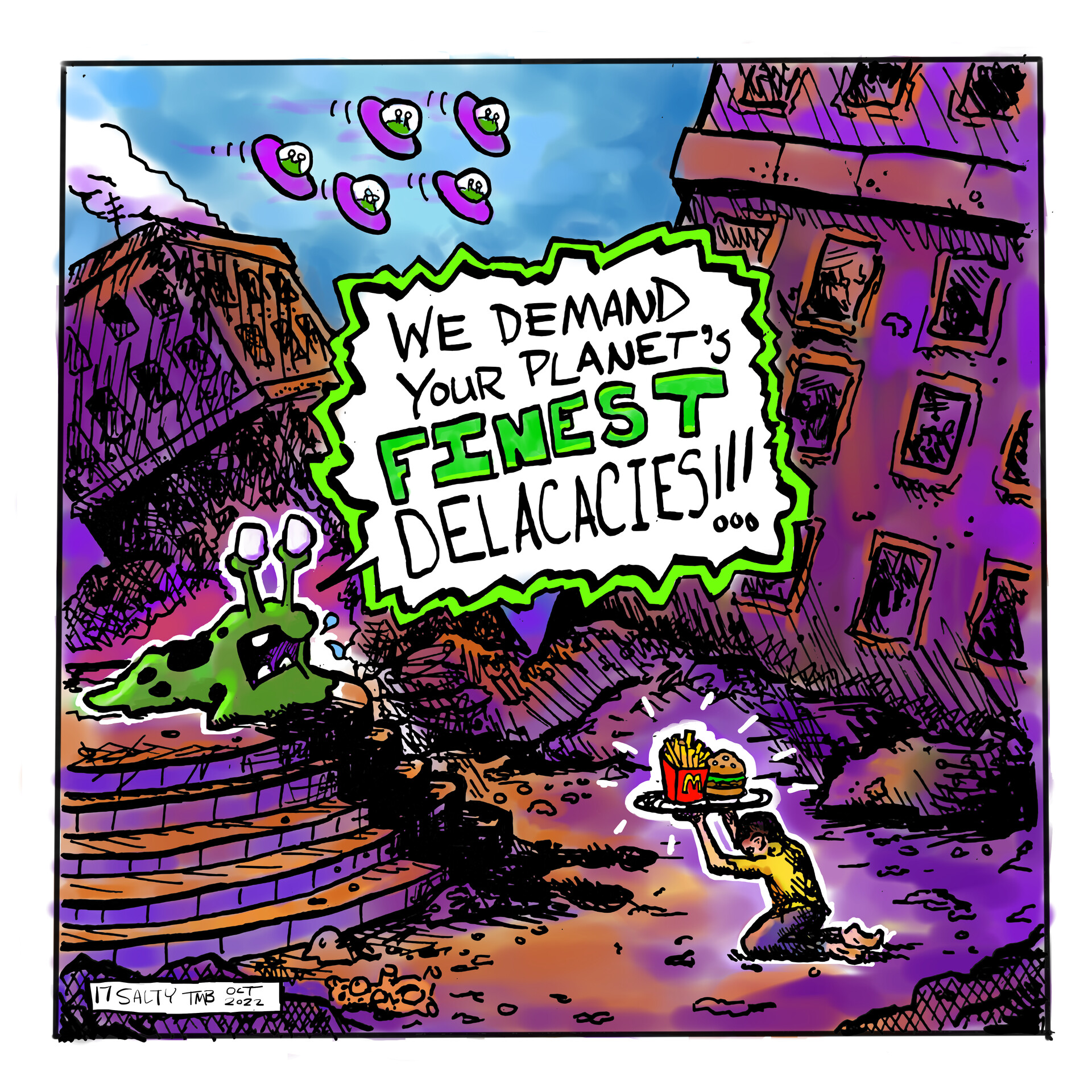 ArtStation - Alien Slug Invasion of 2031AD