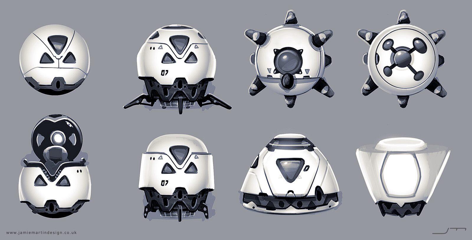 Jamie Martin - 'Survival': 'Pod' Space Capsule - concept