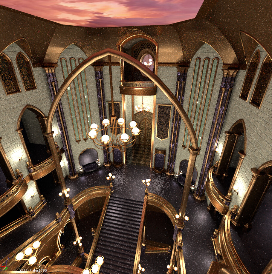 Janelle Z - Castle Upper Foyer