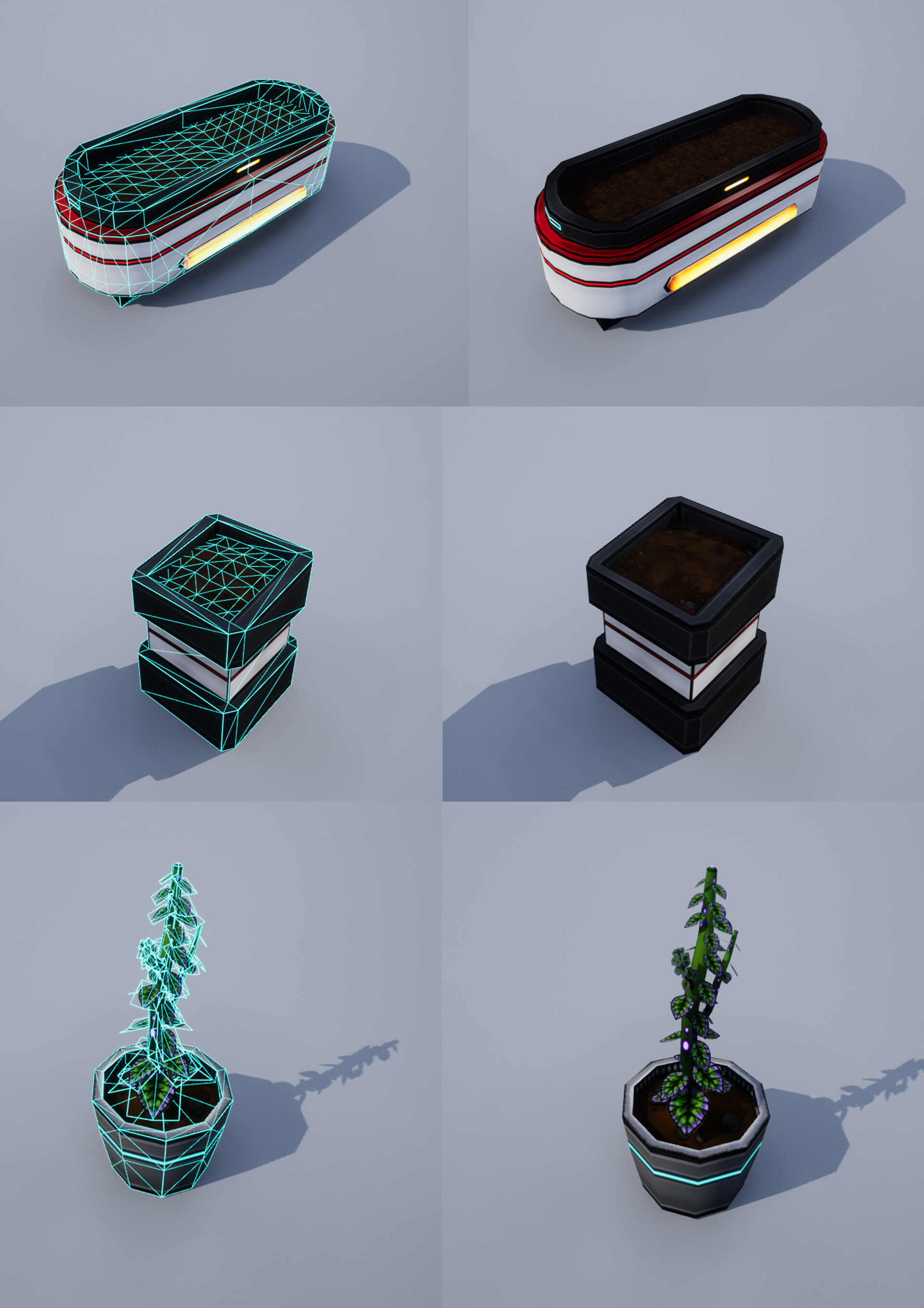 Josh Sale - Hand-Painted Sci-fi Environment W.I.P - UE5