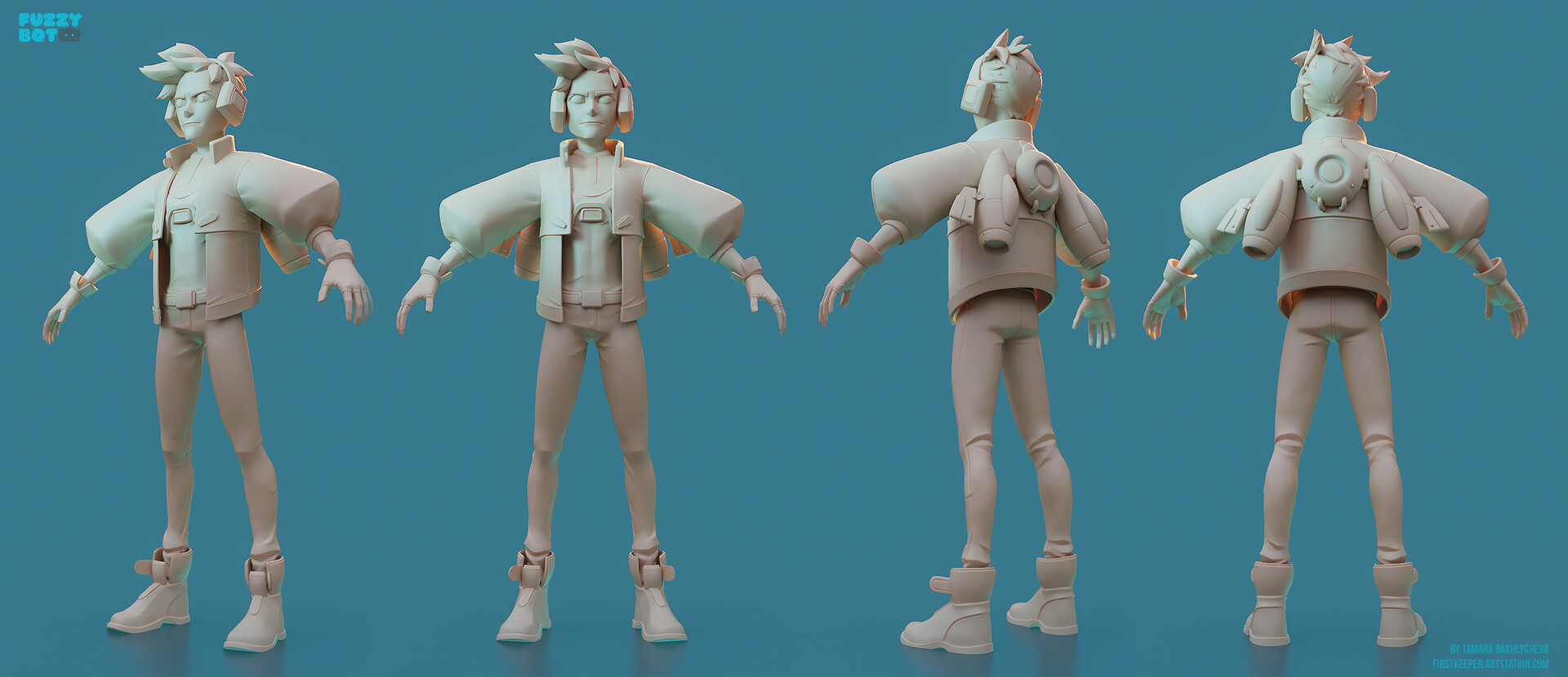 Tamara Salatova - Stylized PBR character