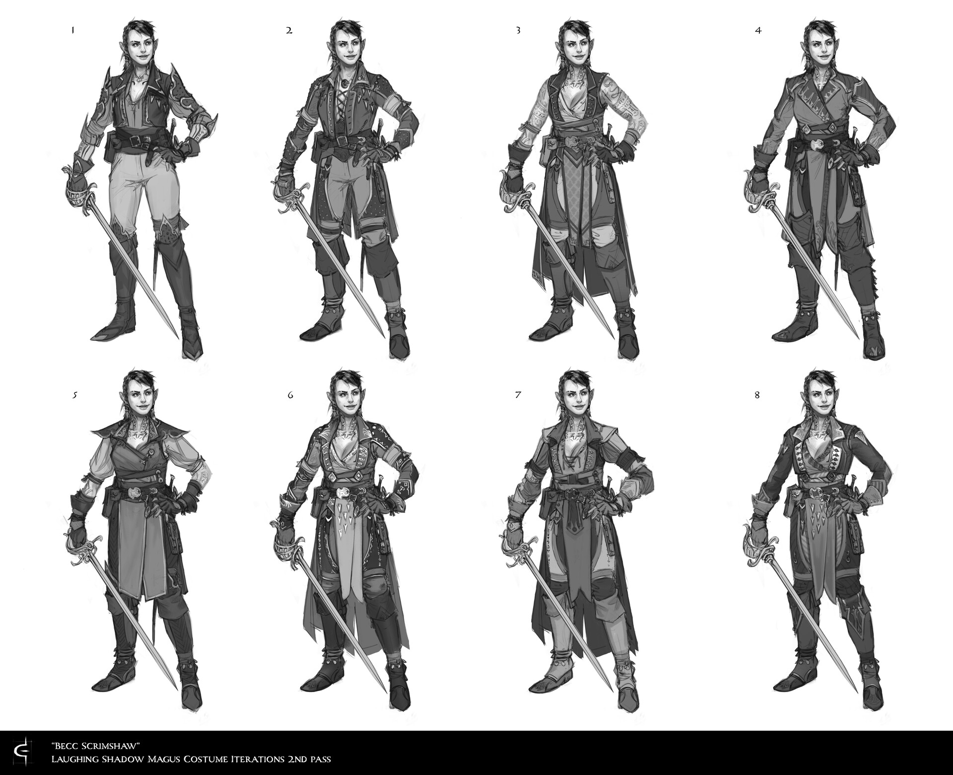 Graey Erb - RPG Character Concepts