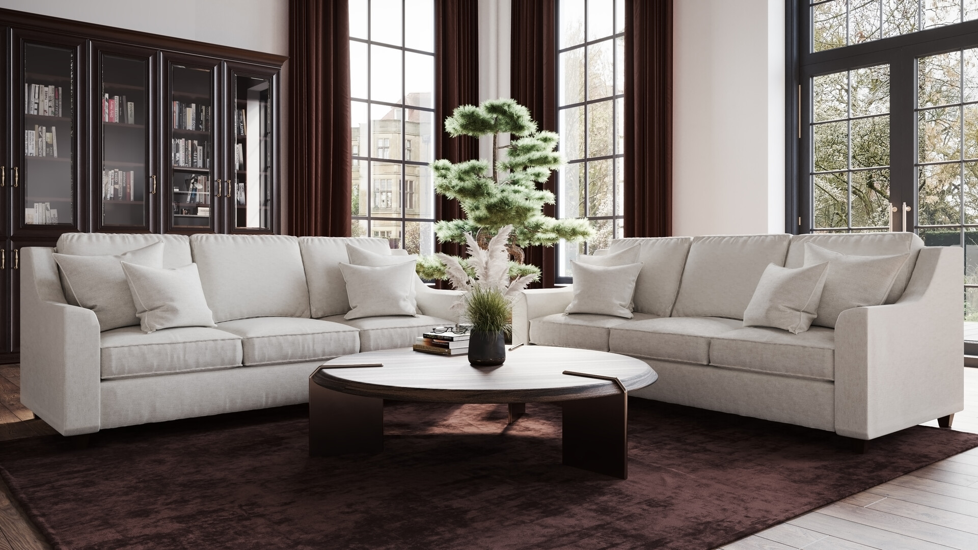ArtStation - Lifestyle 3D Renders of White Sofas