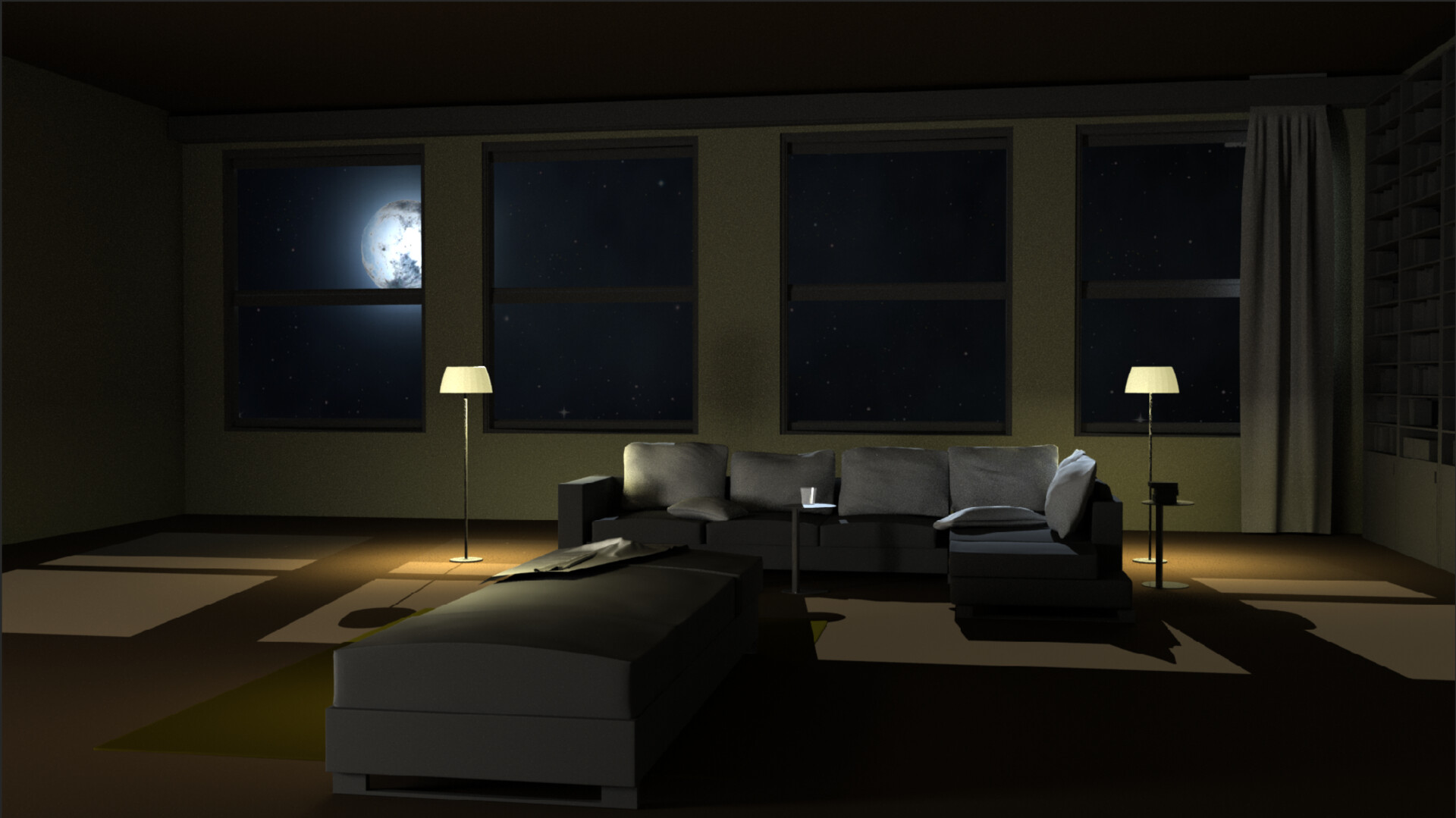 ArtStation - Ilumination room