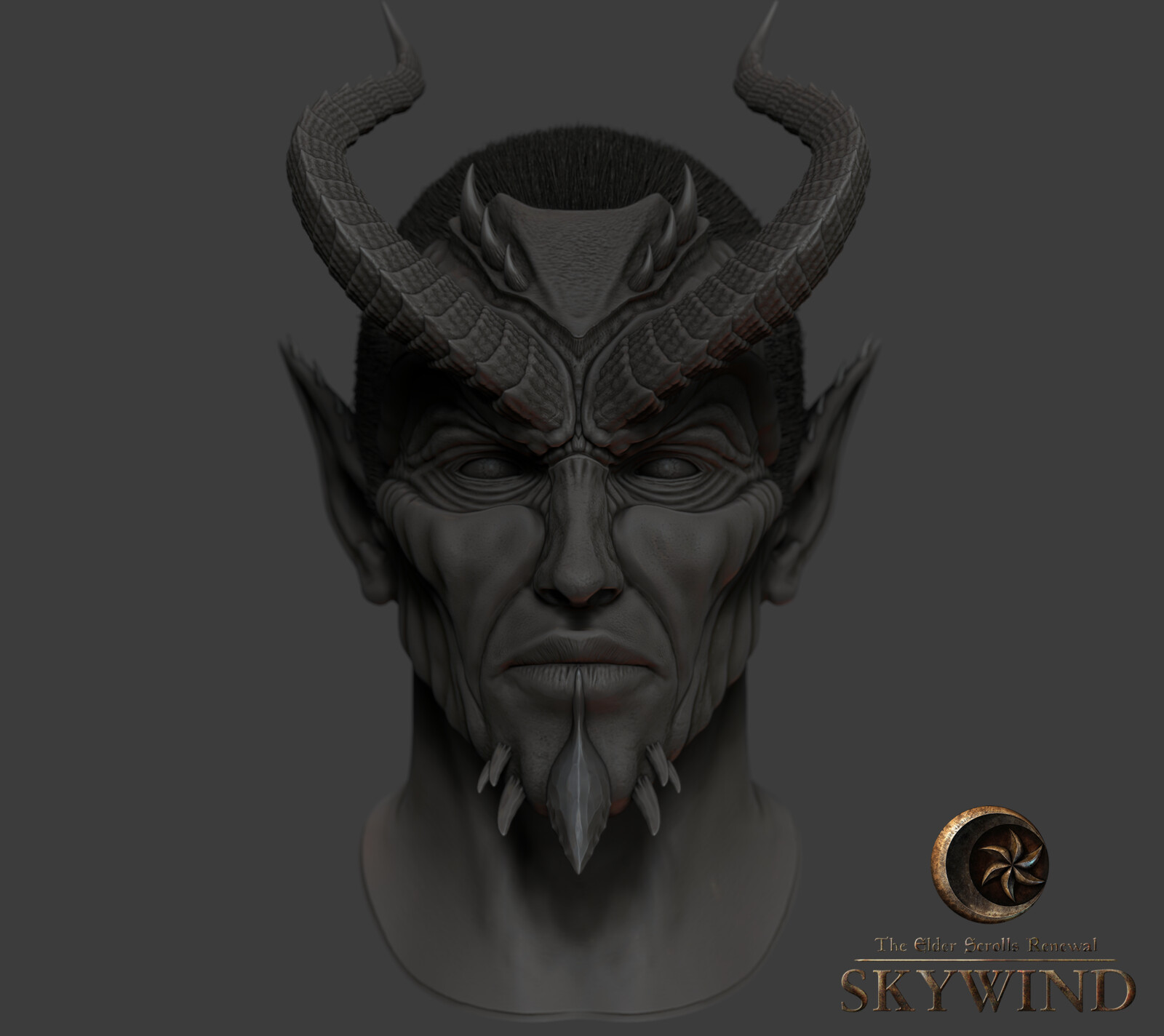 Jon Foster - TESR: Skywind Dremora Head