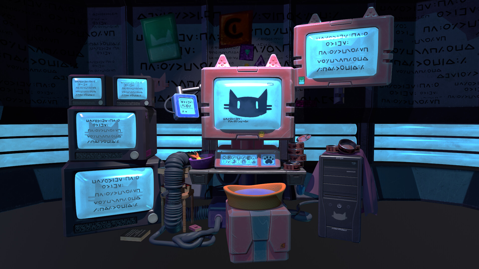 ArtStation - Sci-Fi Cat Computer High Resolution 3D Prop Modeling
