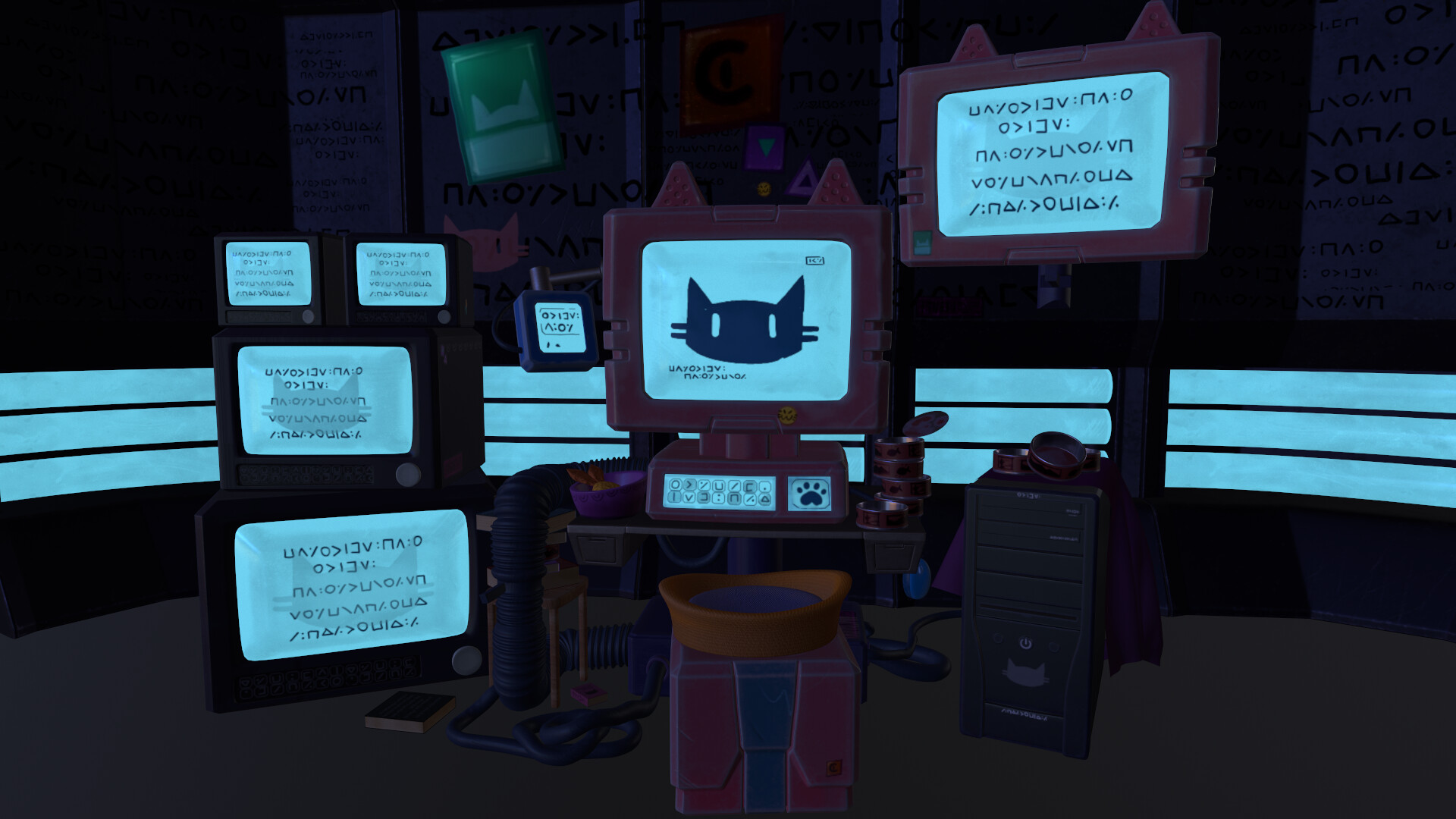 Andrea Lim - Sci-Fi Cat Computer High Resolution 3D Prop Modeling