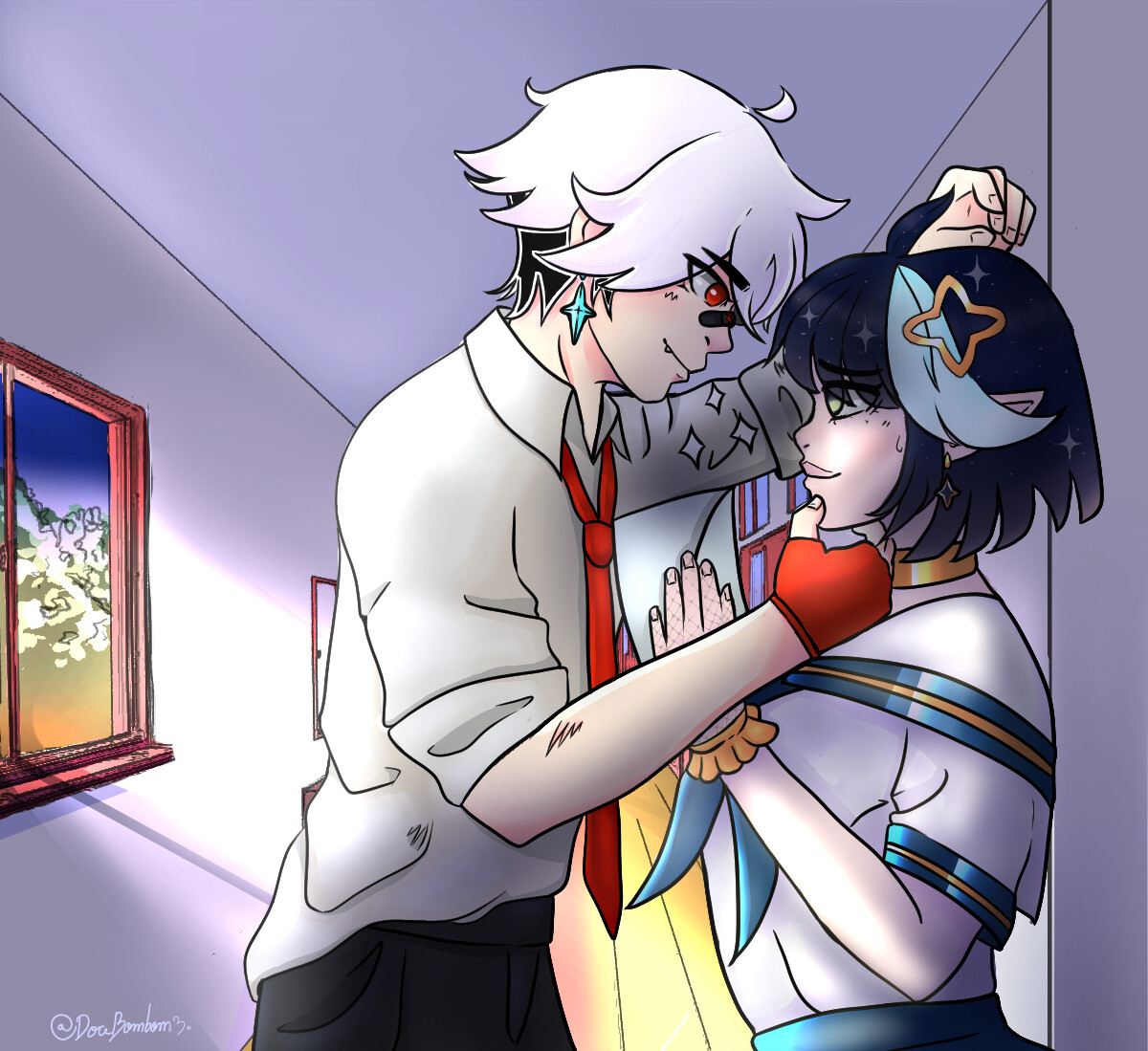 ArtStation - "fanart" by the Brazilian "Vtuber" @Toshirus and @JesseLlum