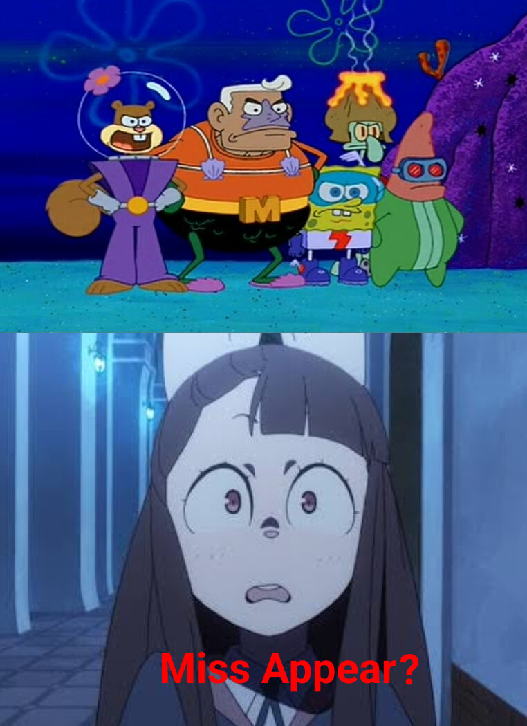 ArtStation - Akko Kagari's shocked to see Miss Appear