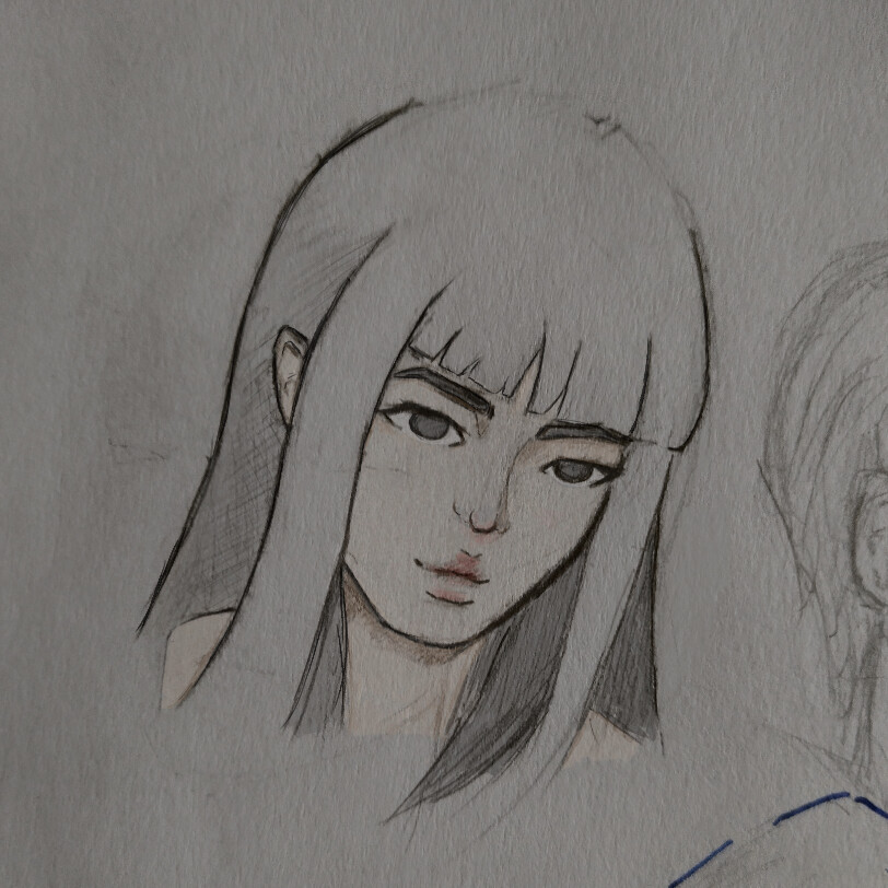 ArtStation - quick girl sketch