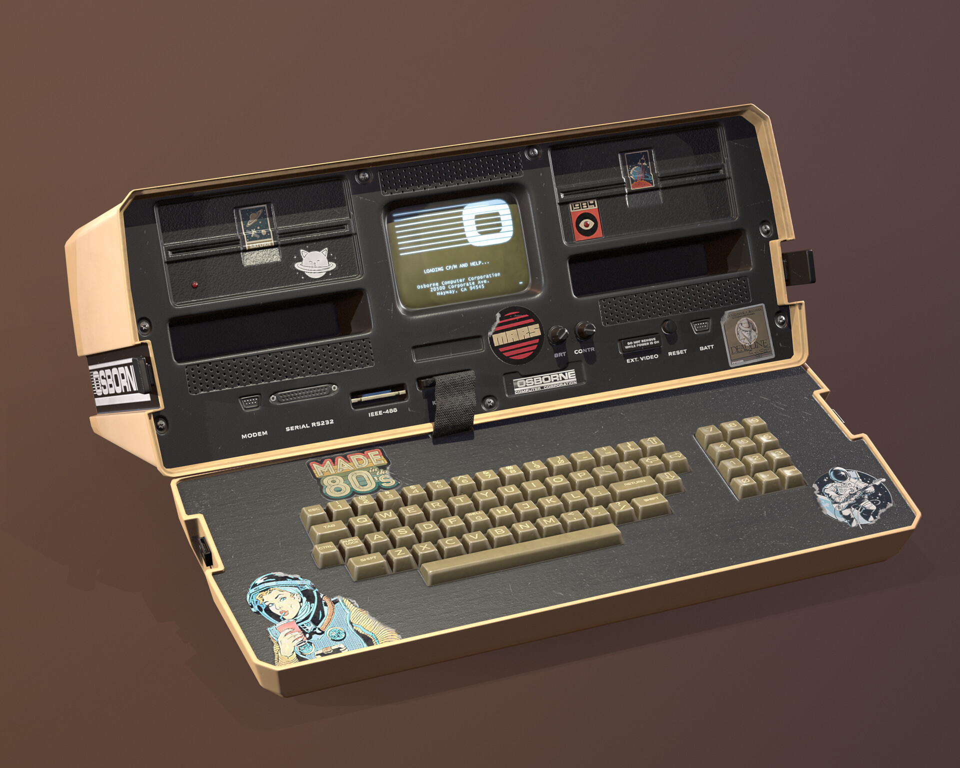 ArtStation - Osborne 1 Portable Computer