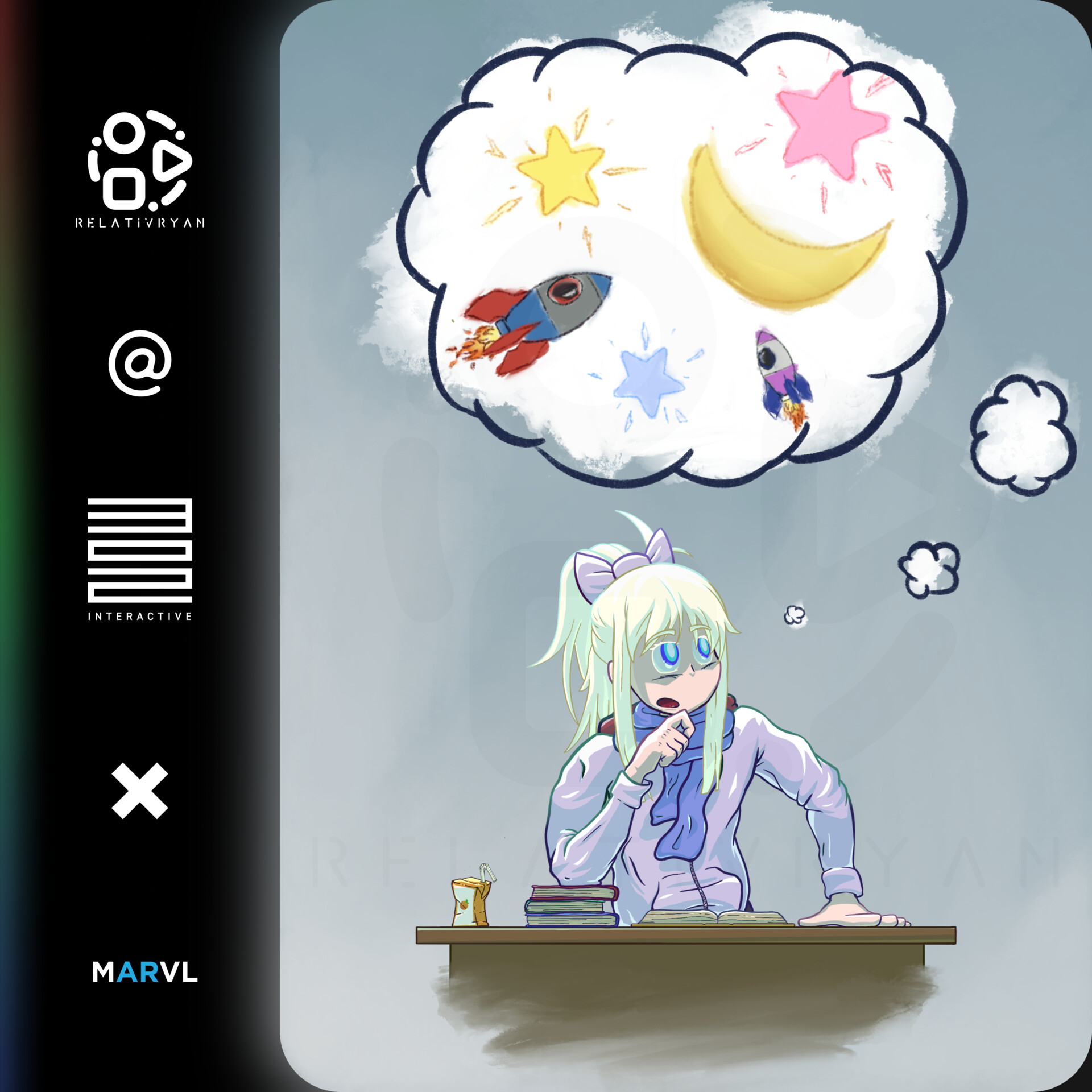 ArtStation - MARVL: Card Art - Thought