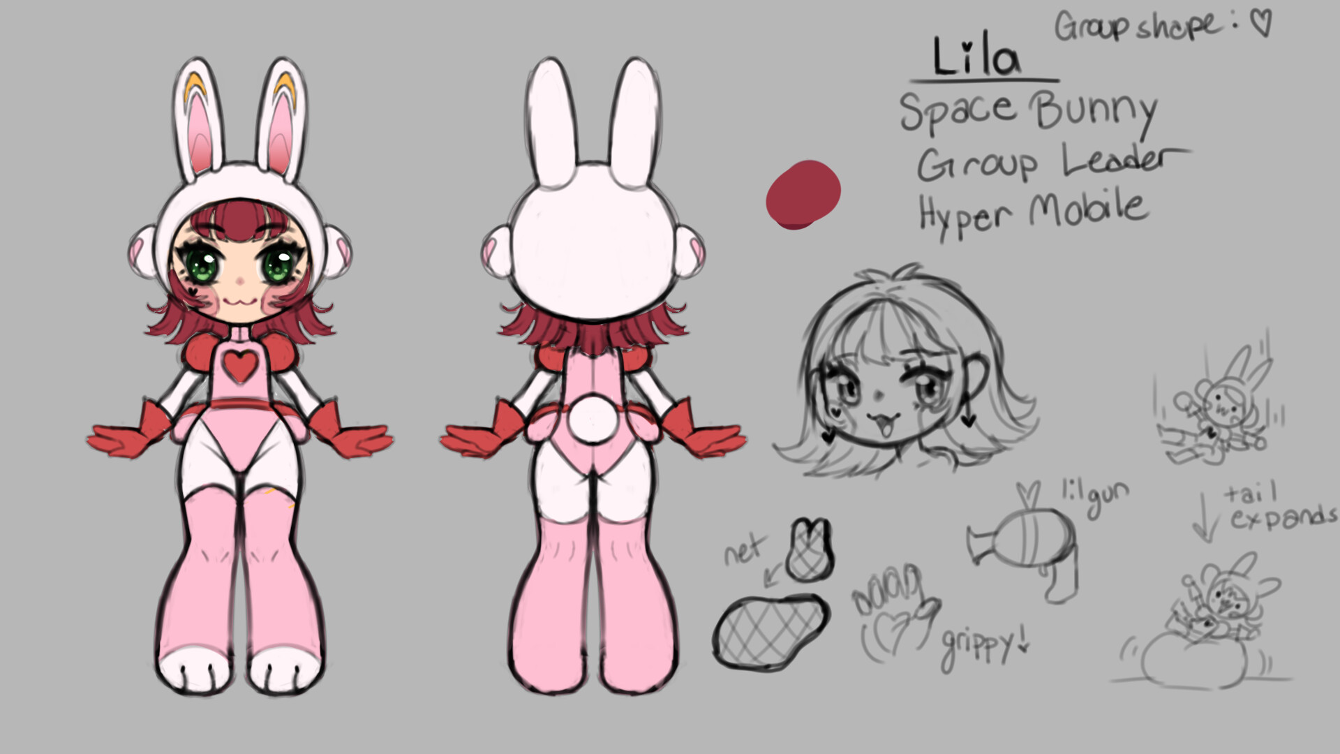 ArtStation - Lila Character Sheet