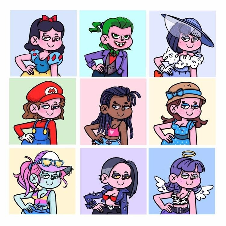 ArtStation - nft character design