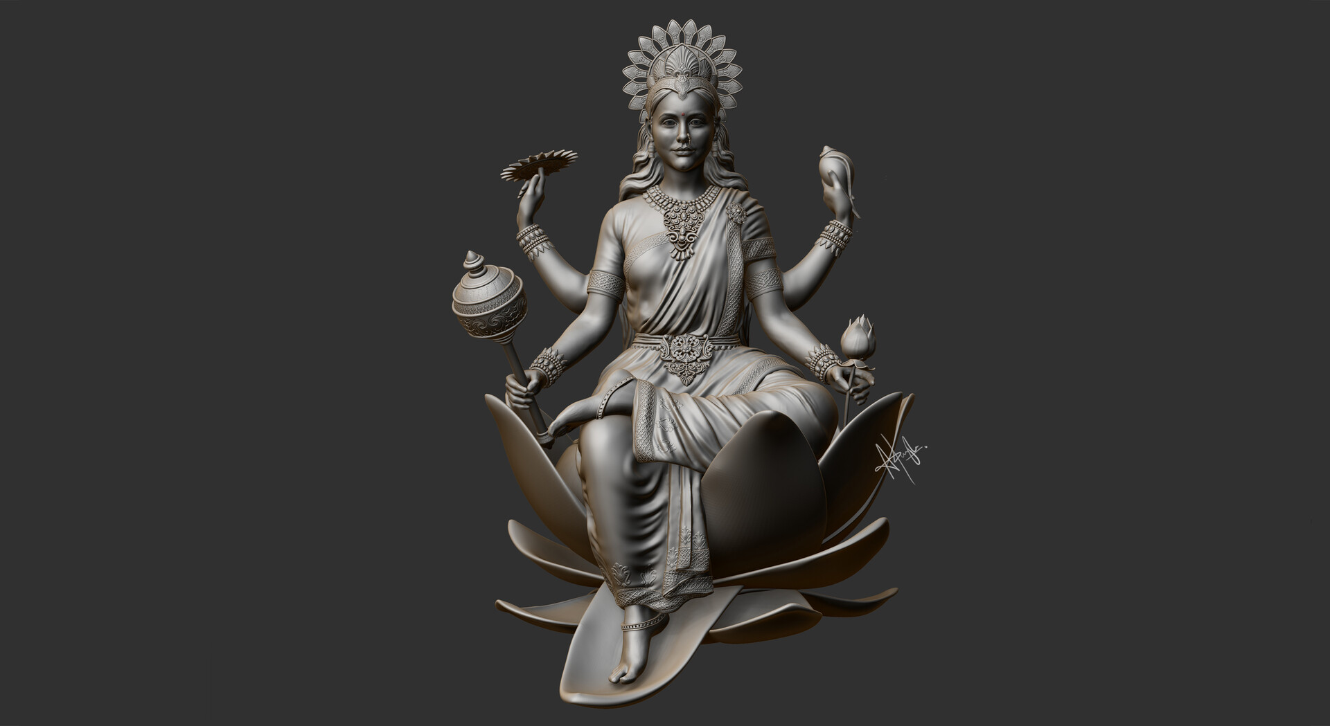 ArtStation - Maa Siddhidatri