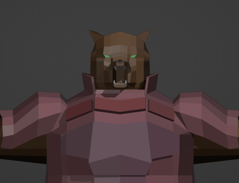 ArtStation - Bear Wearing Armor