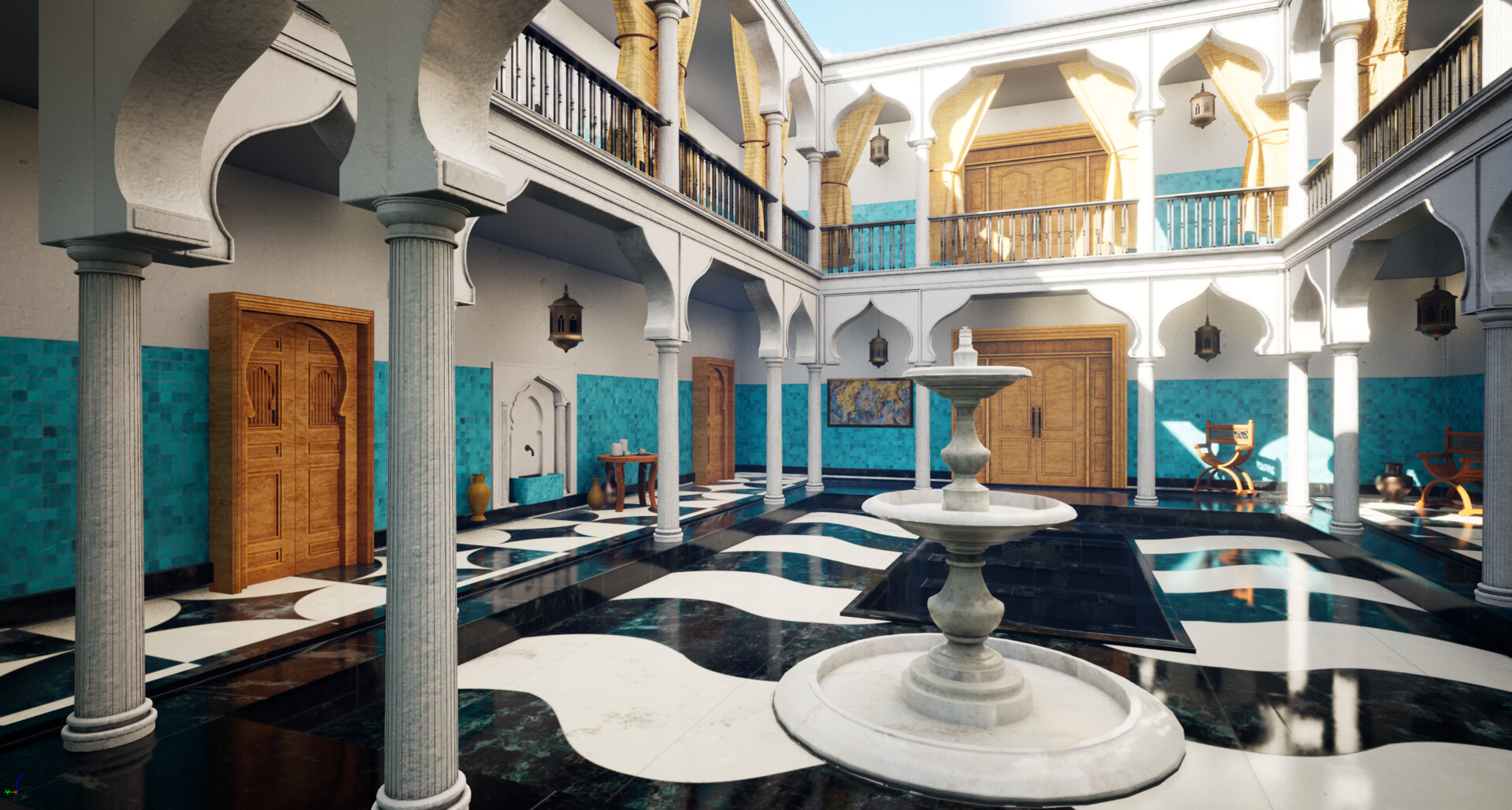 ArtStation - Moroccan Riad