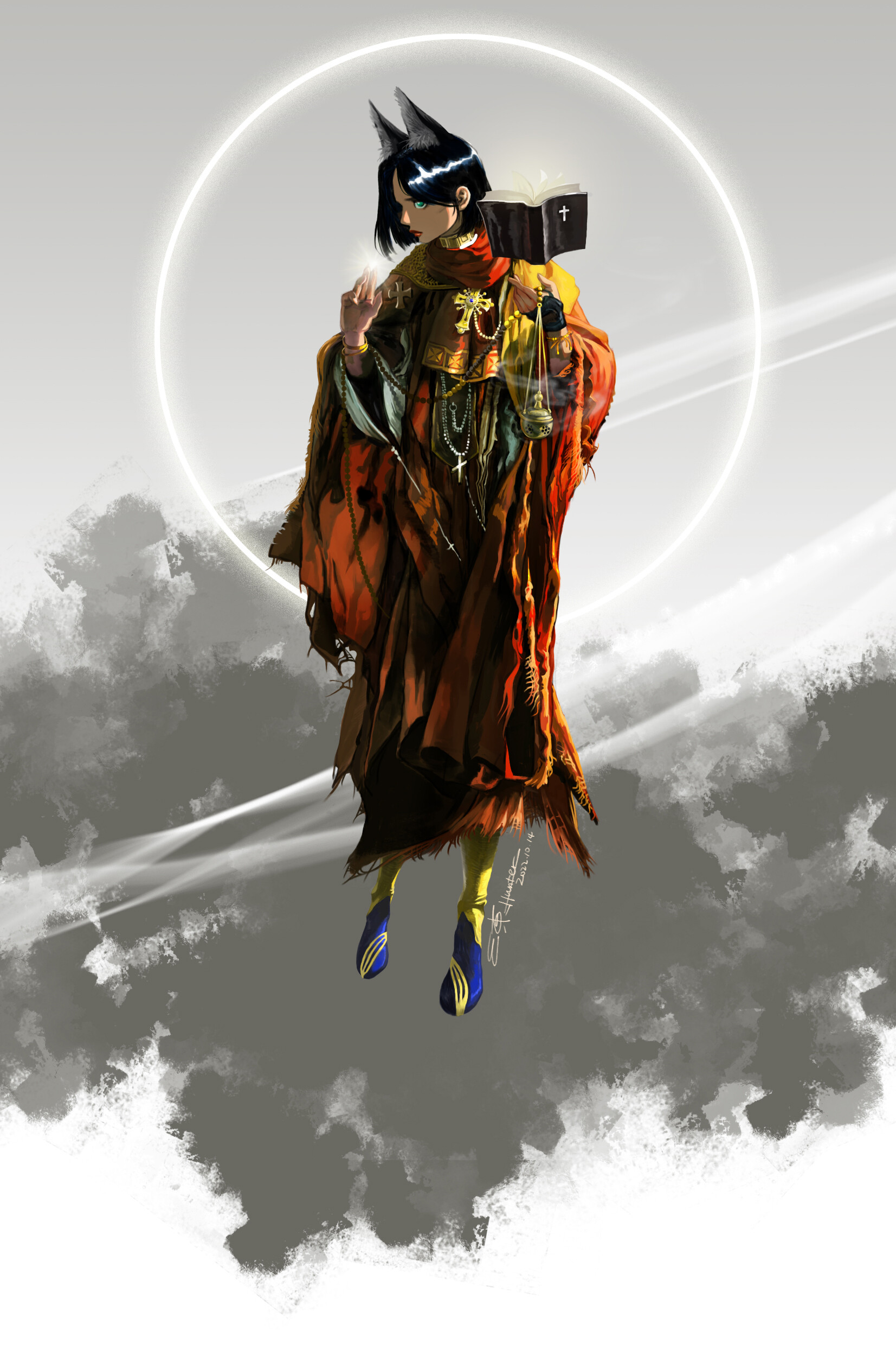 ArtStation - Our Lady-cat girl