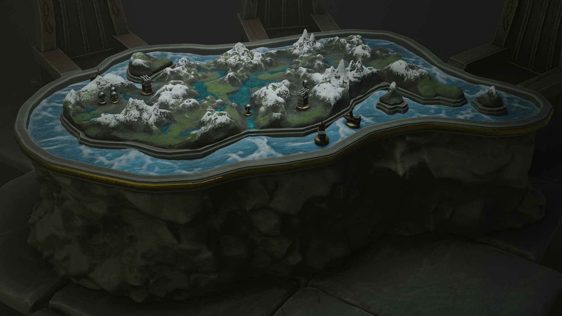 3D Tudor - Blender 3 | Stylized Map Room | 3D Environment | Complete Guide