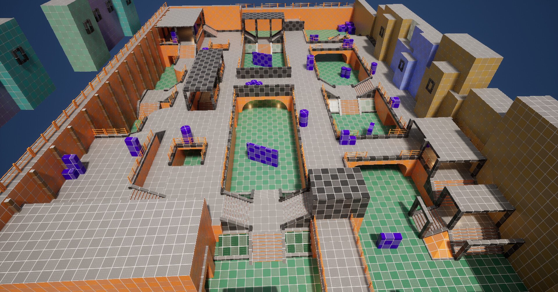 ArtStation - PVP (Deathmatch) Blockout UE5