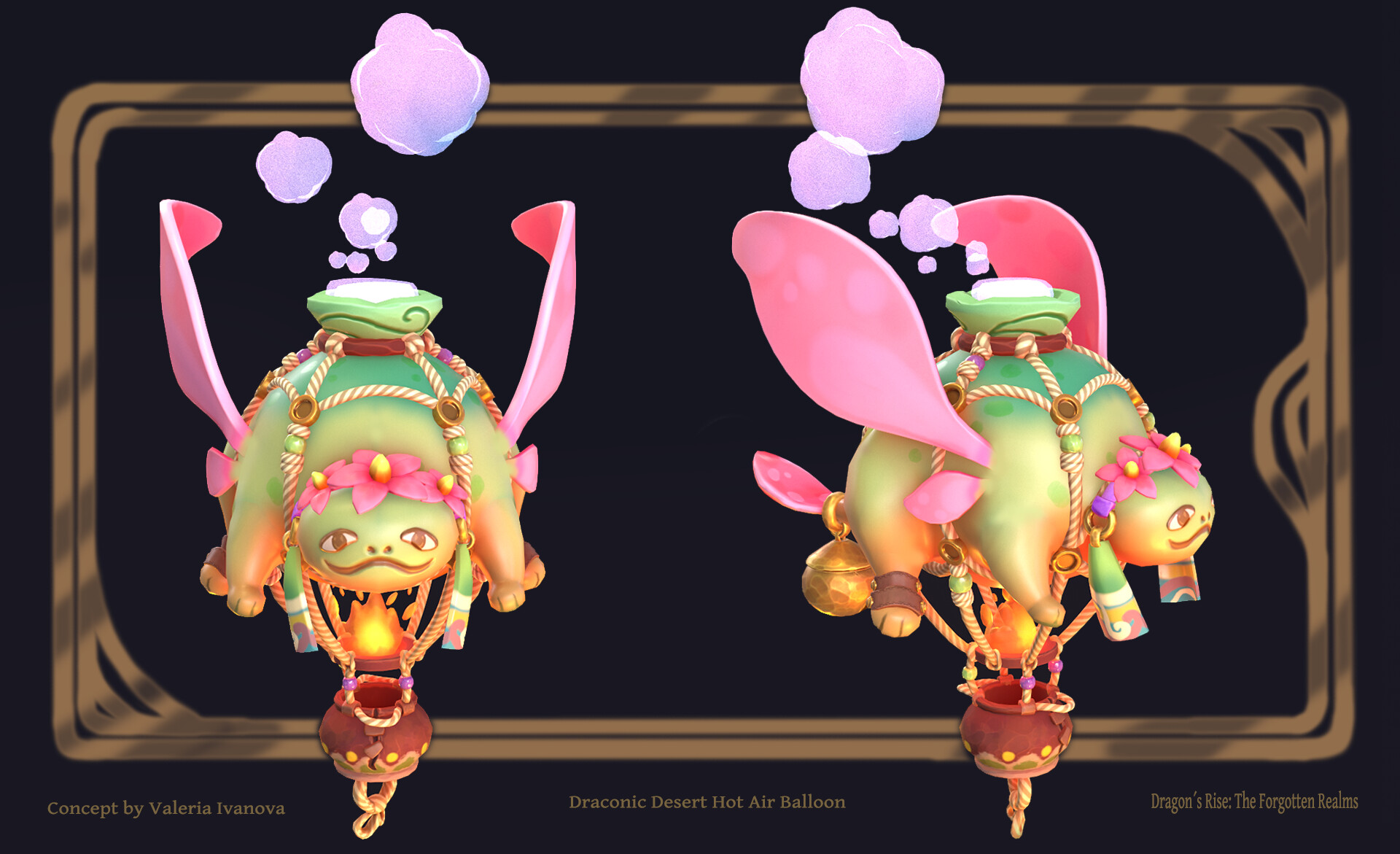 Estefania Valencia - Draconic Desert Hot Air Balloon: Dragon's Rise ...