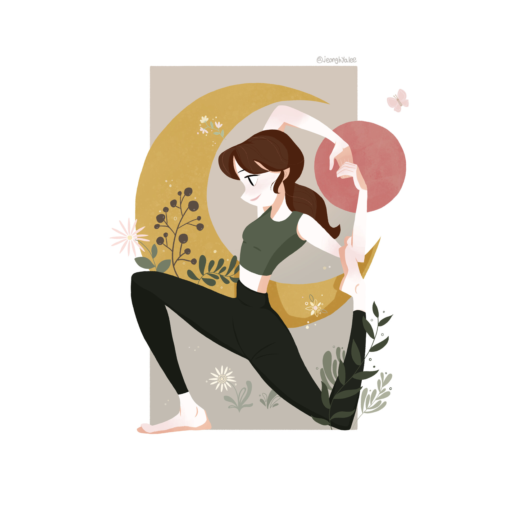 ArtStation - yoga teacher