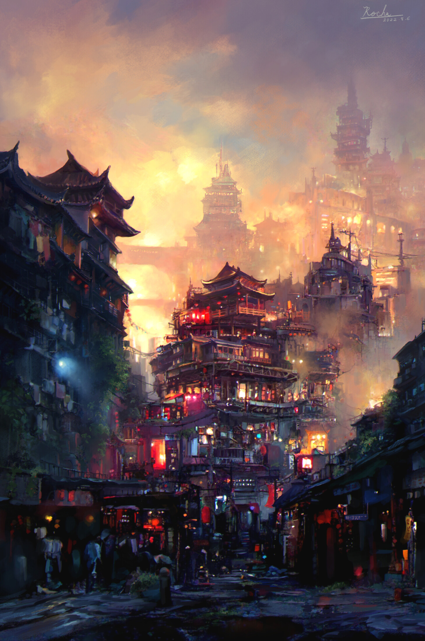 ArtStation - Neo-Kowloon city